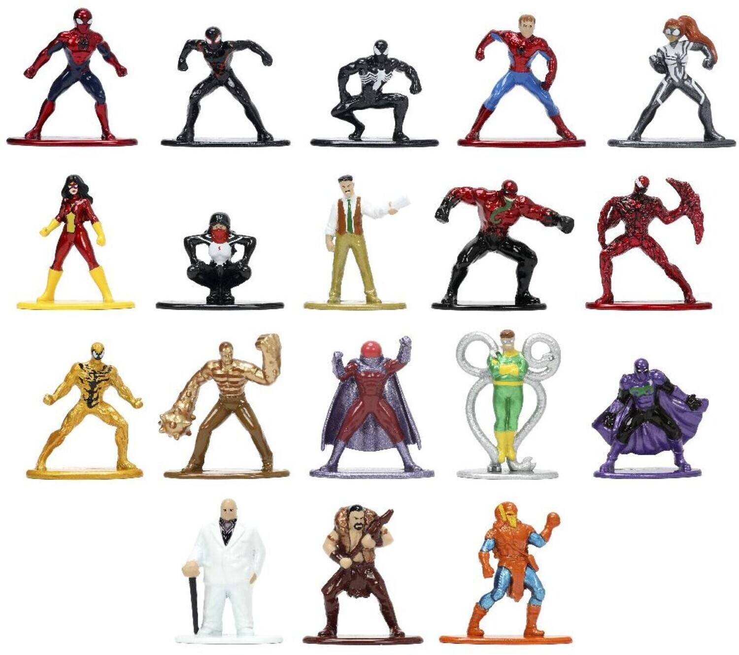 Jada Toys Marvel Nano MetalFigs 1.65" Diecast Figure 18 Pack Wave 8 ...