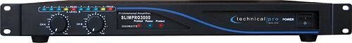 Best Buy: Technical Pro Slimpro3000 3000W Amplifier Black 91579491M