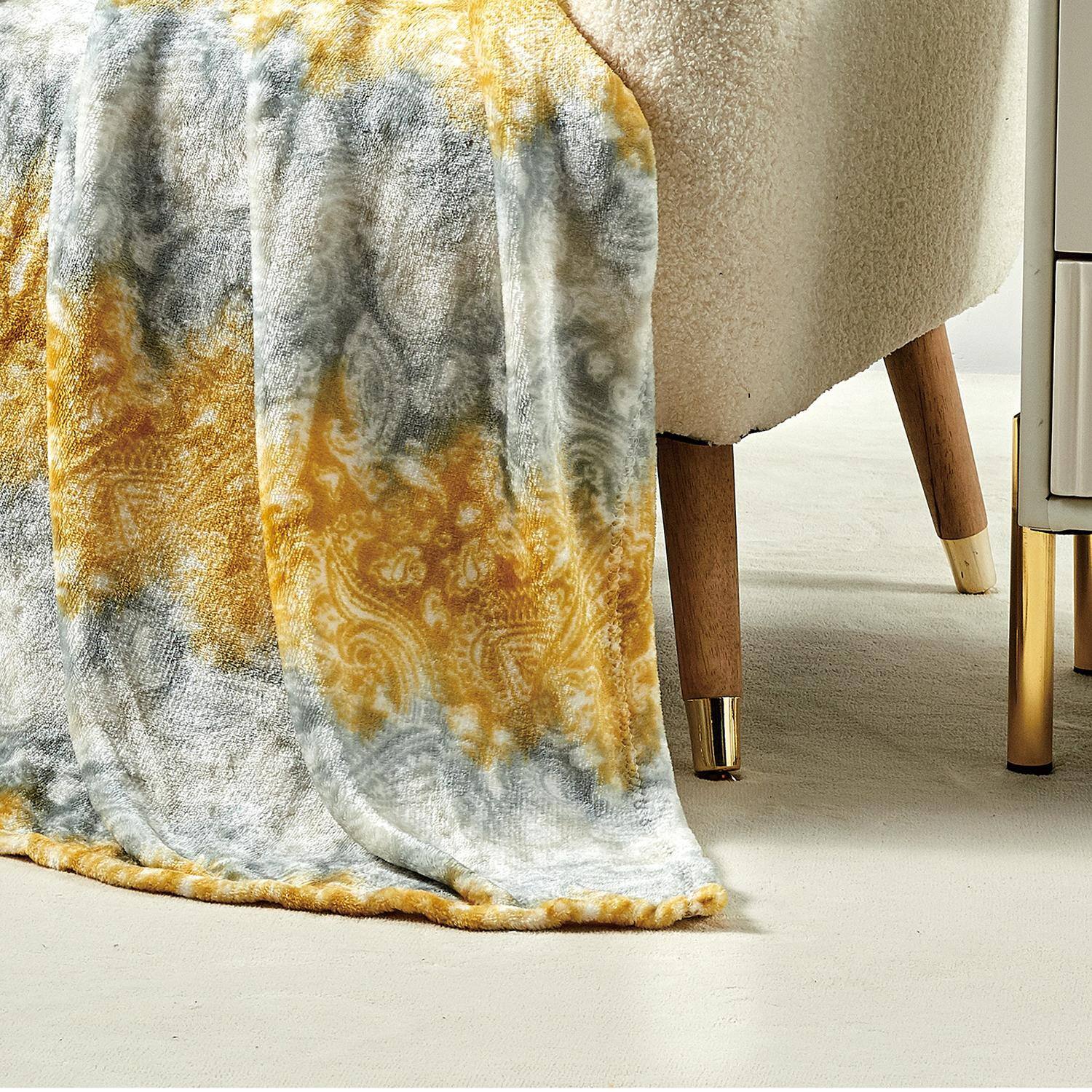 Noble House Plazatex Cillia Micro Plush Decorative All Season Throw ...