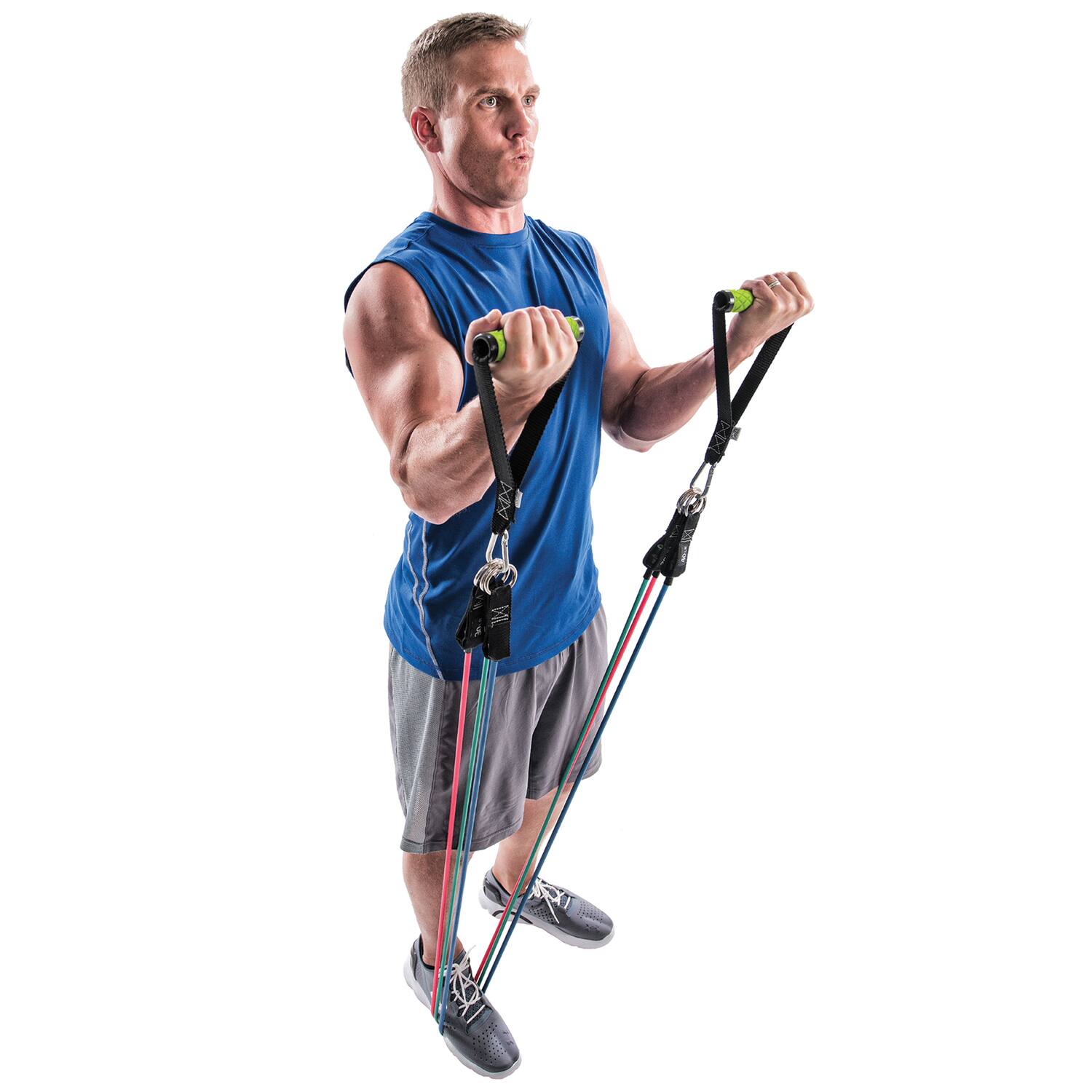 GoFit Ultimate Progym Resistance Bands Kit With Training Dvd ...