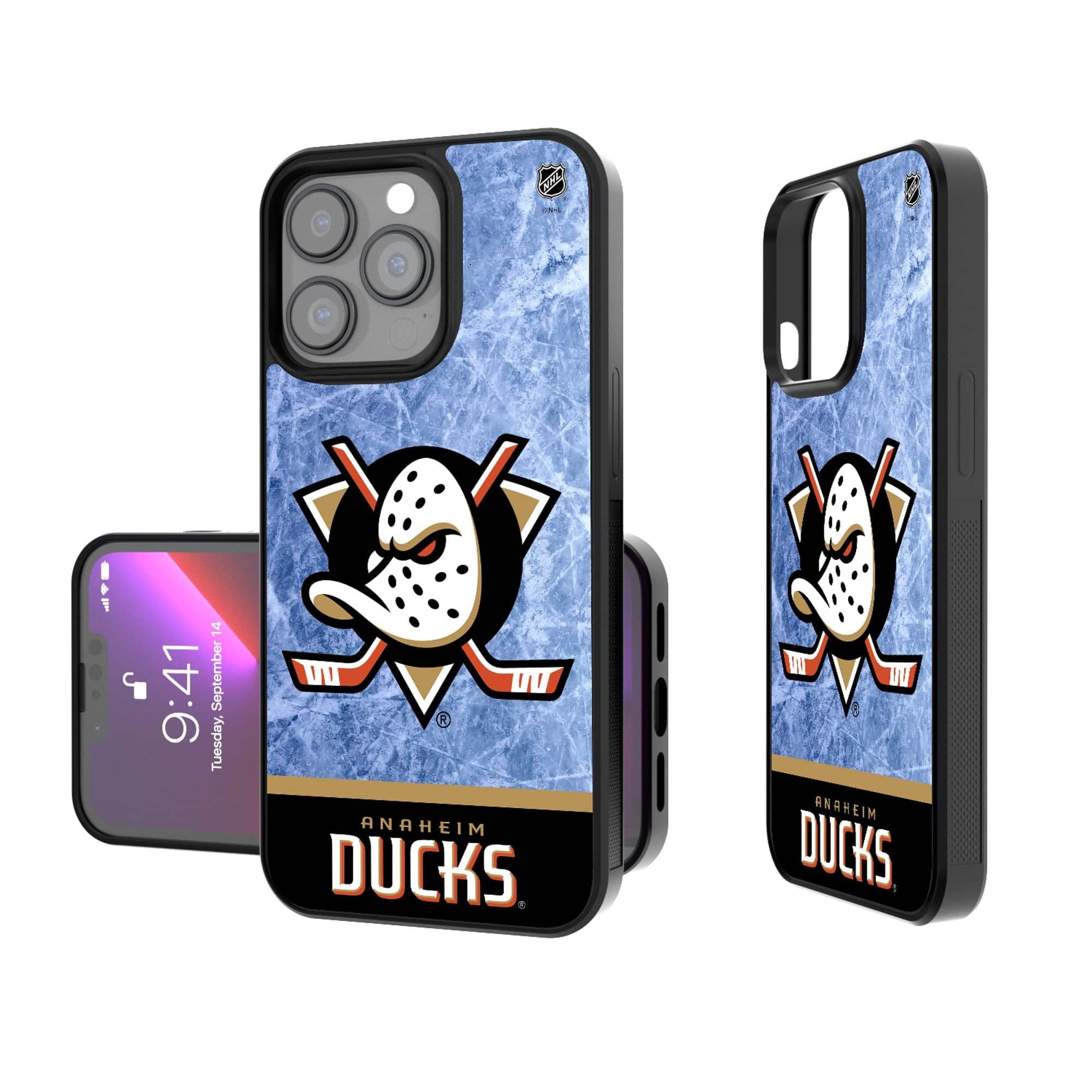 Keyscaper - NHL - Anaheim Ducks iPhone Bump Ice Design - 13 Pro Max ...