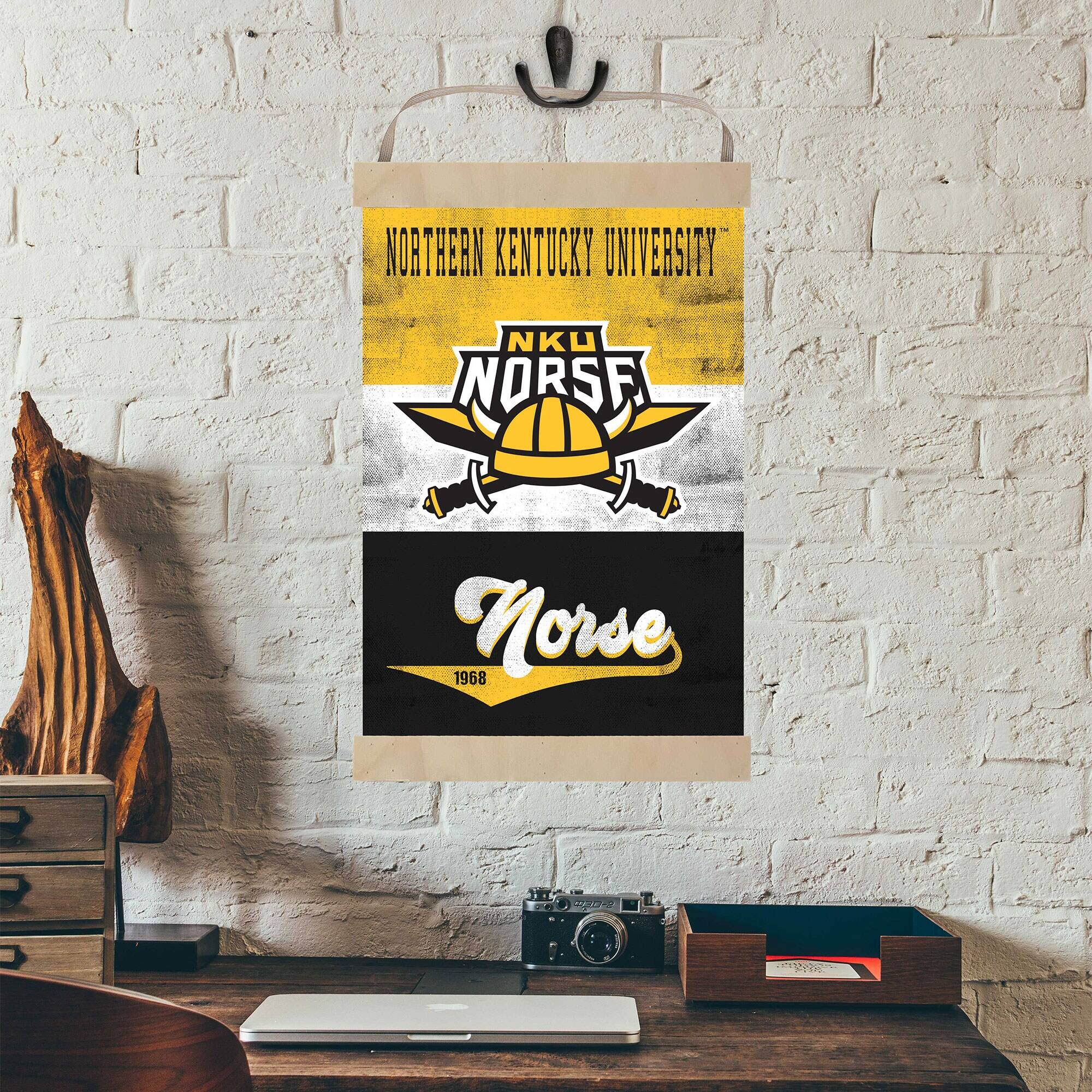 Jardine Northern Kentucky University Norse Reversible Retro Logo Banner ...