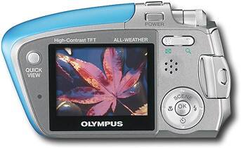 Best Buy: Olympus Stylus Verve 4.0MP Digital Camera Blue Verve