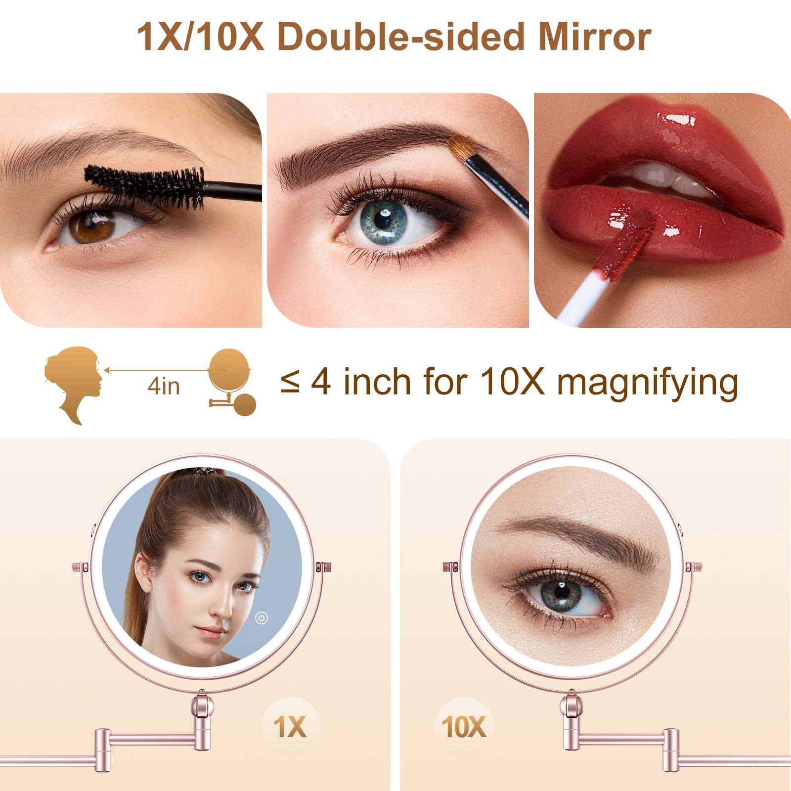 Comfort Essence Mirror Makeup Light Magnifying Lights Color High ...