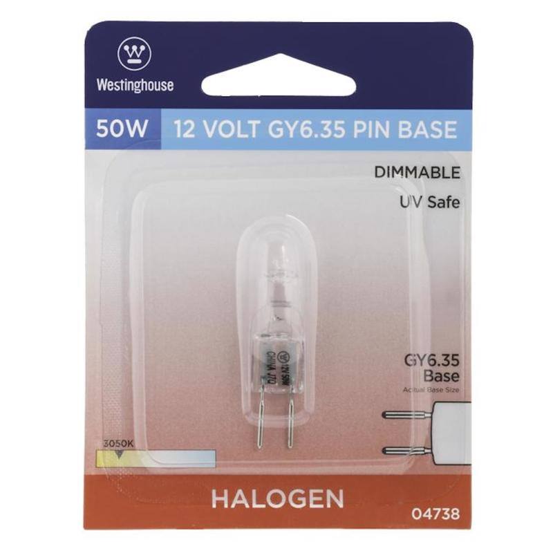 Westinghouse 50 W T4 Decorative Halogen Bulb 900 lm White 1 pk ...