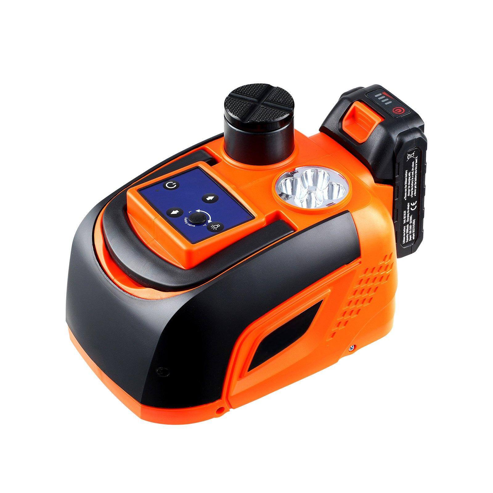 Glintex Electric Car Jack 5 Ton Scissor Jack with Impact Wrench LED ...