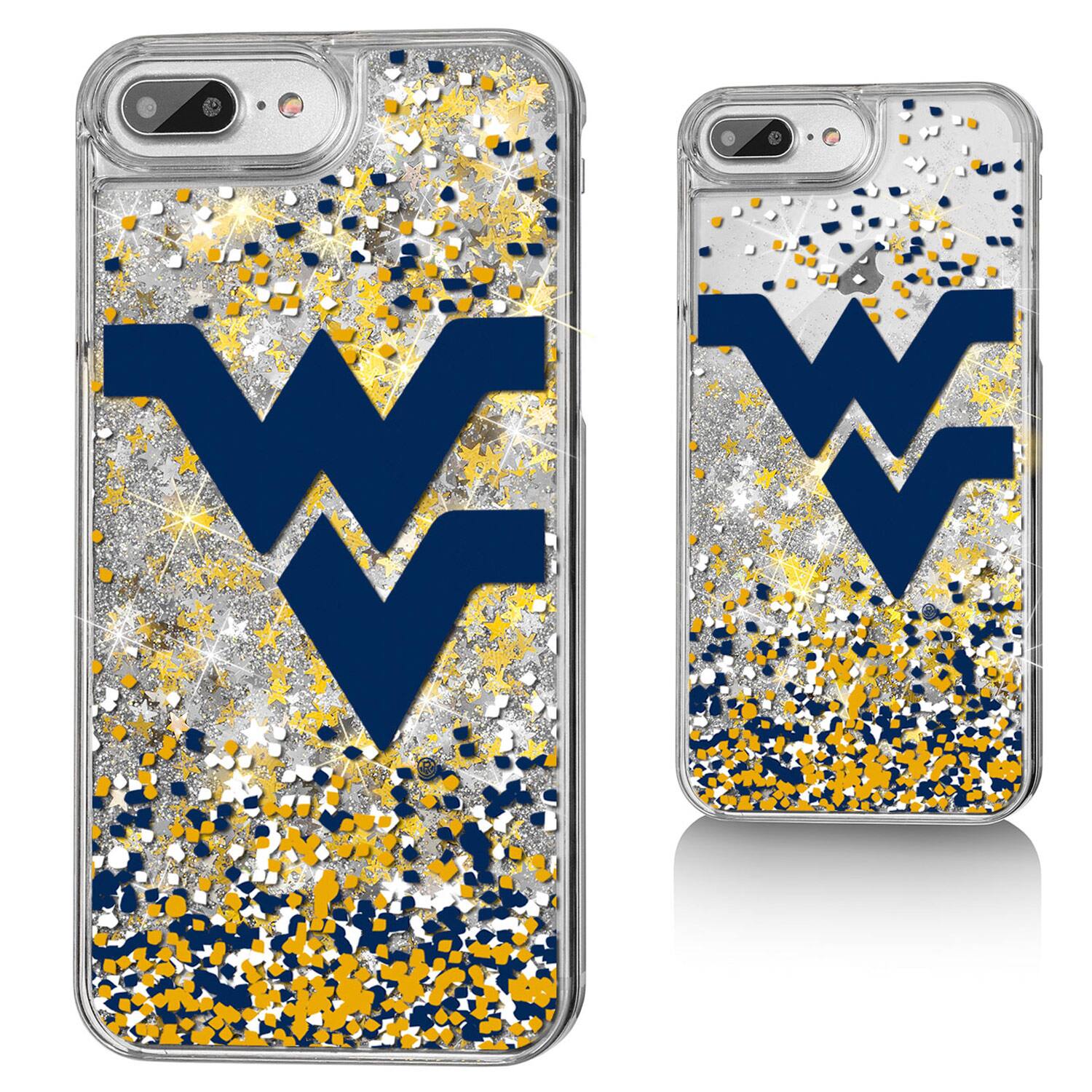 Keyscaper NCAA West Virginia Mountaineers iPhone Glitter Confetti ...