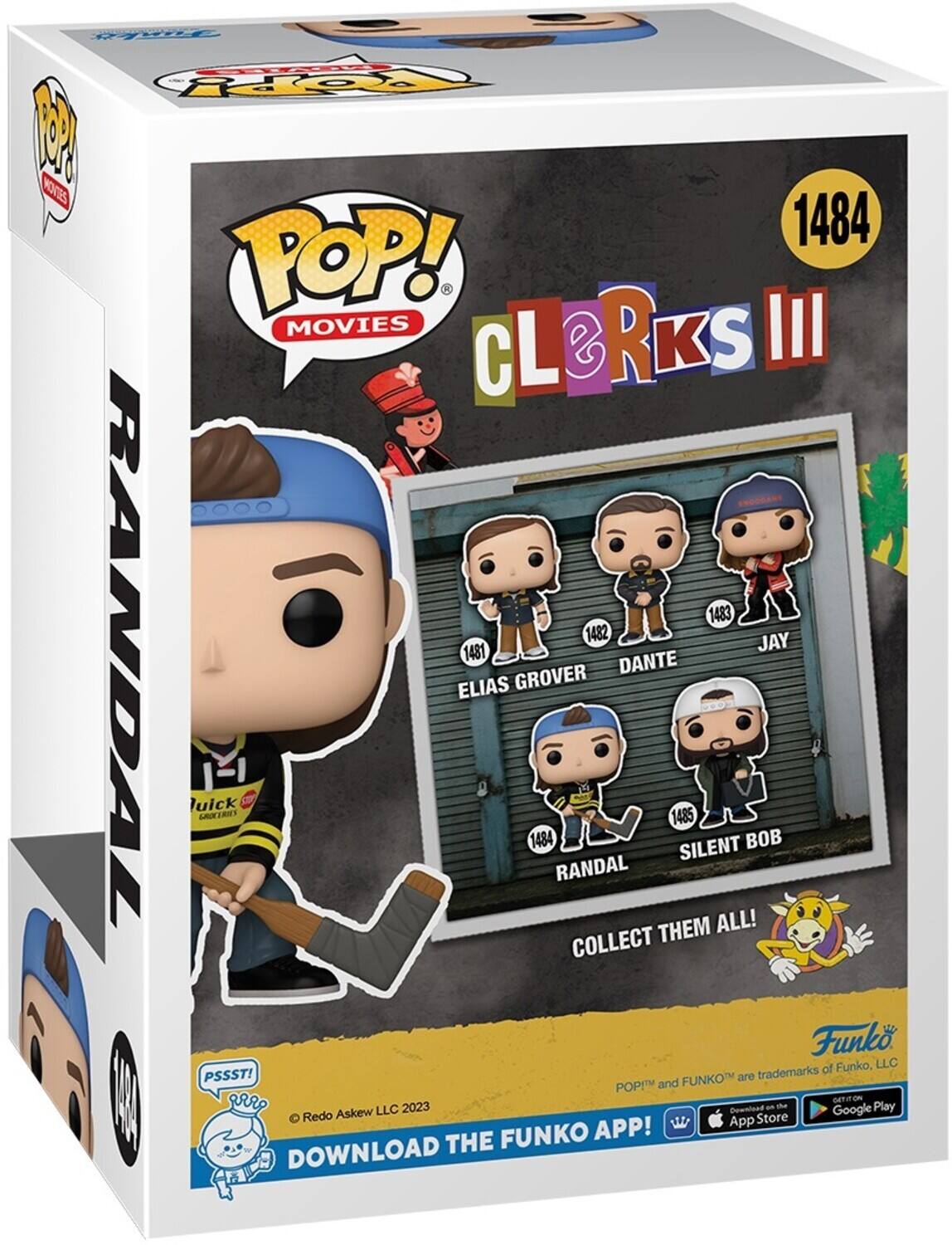 Funko POP! MOVIES: Clerks 3 Randal Collectibles Multicolor 889698724449 ...
