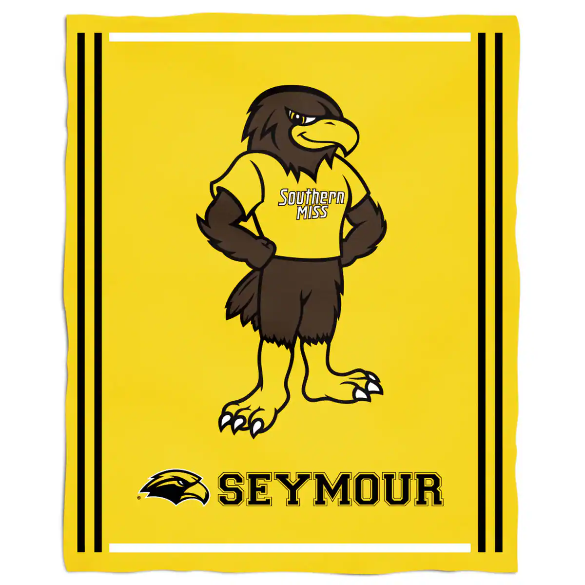 Vive La Fete Southern Miss Golden Eagles 36'' x 48'' Children's Mascot ...