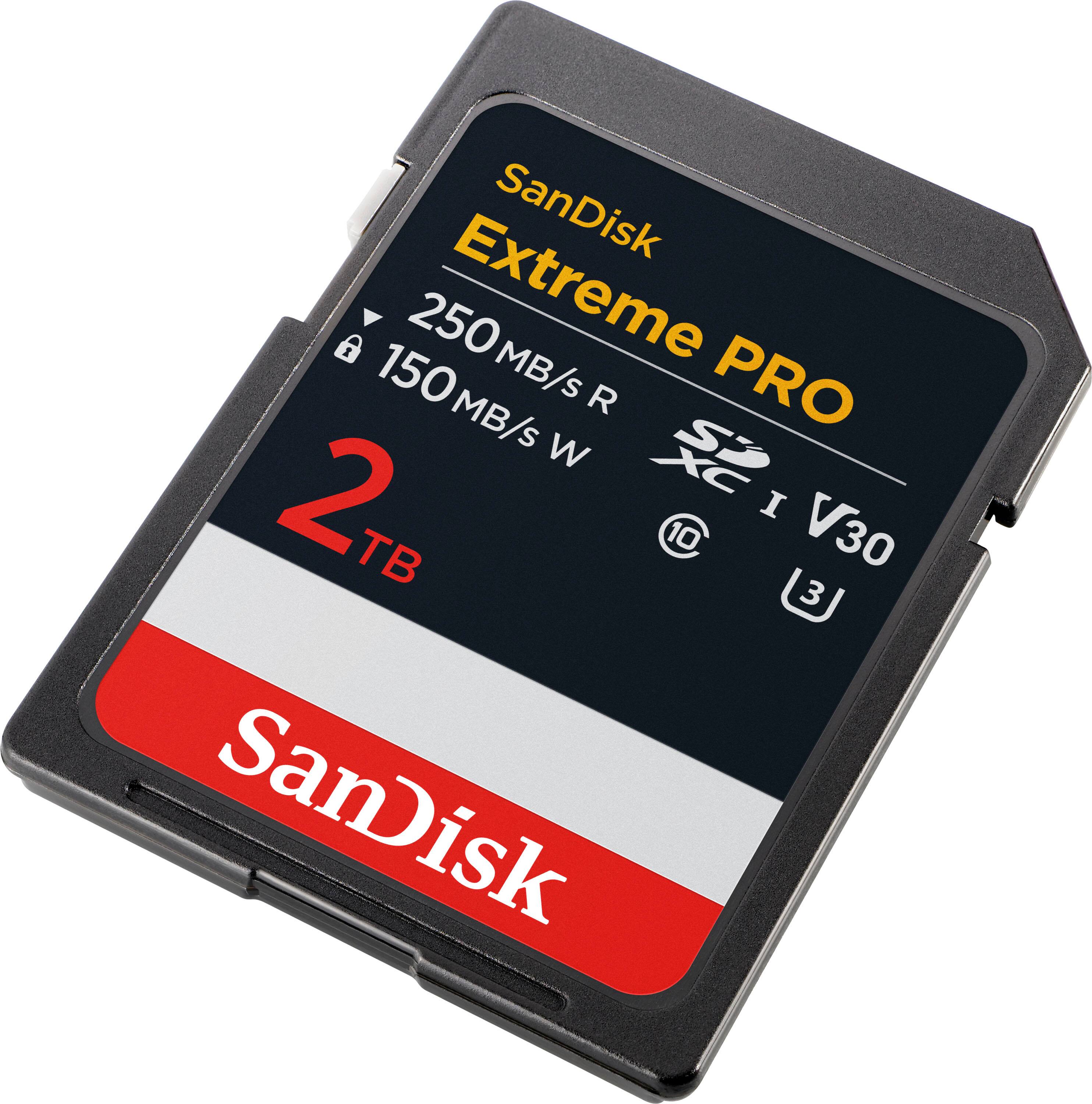SanDisk Extreme PRO 2TB SDXC UHS I Memory Card SDSDXXD-2T00-GN4IN - Best Buy