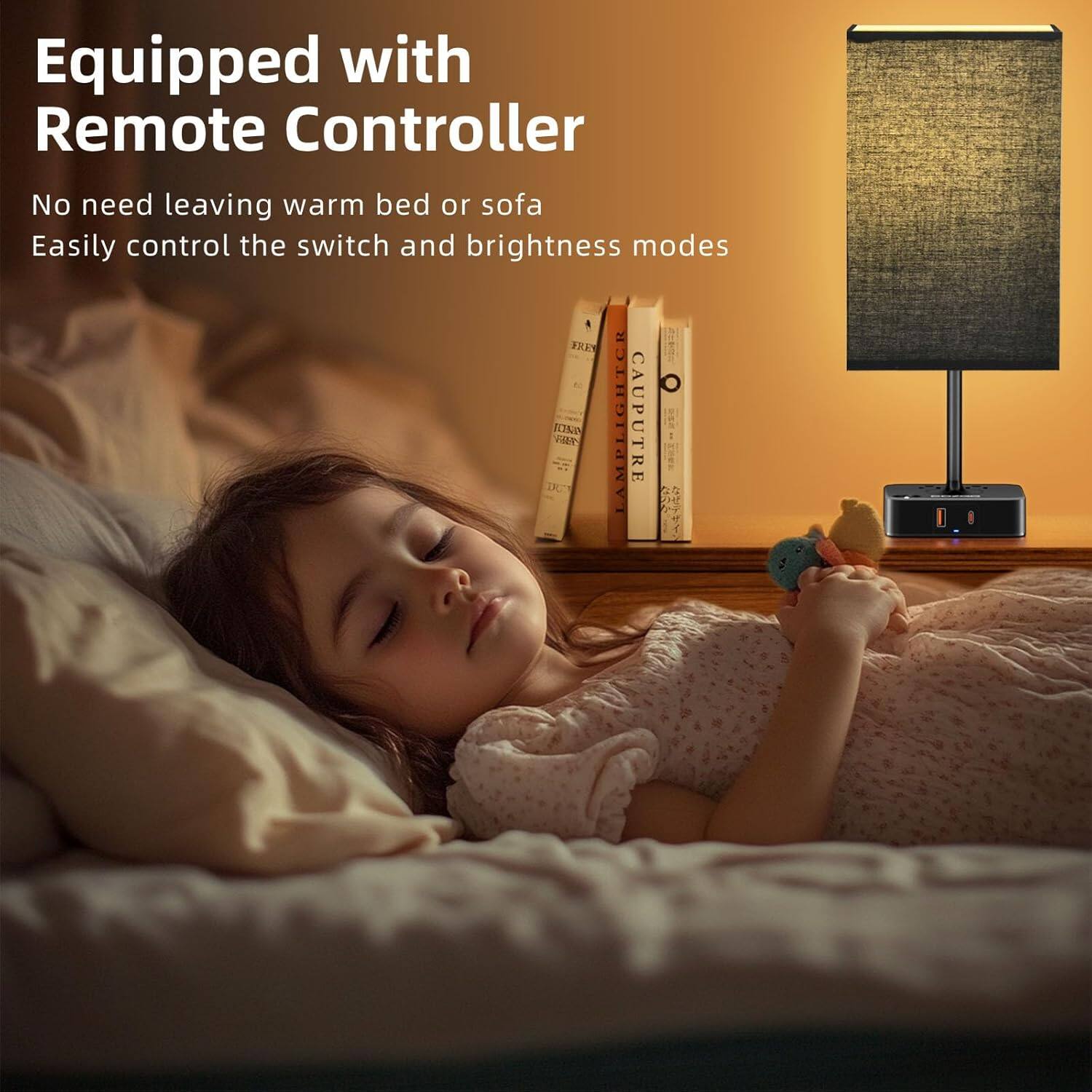 Stamp n Camp cozoo USB Bedside Table Desk Lamp with 2 USB Charging ...