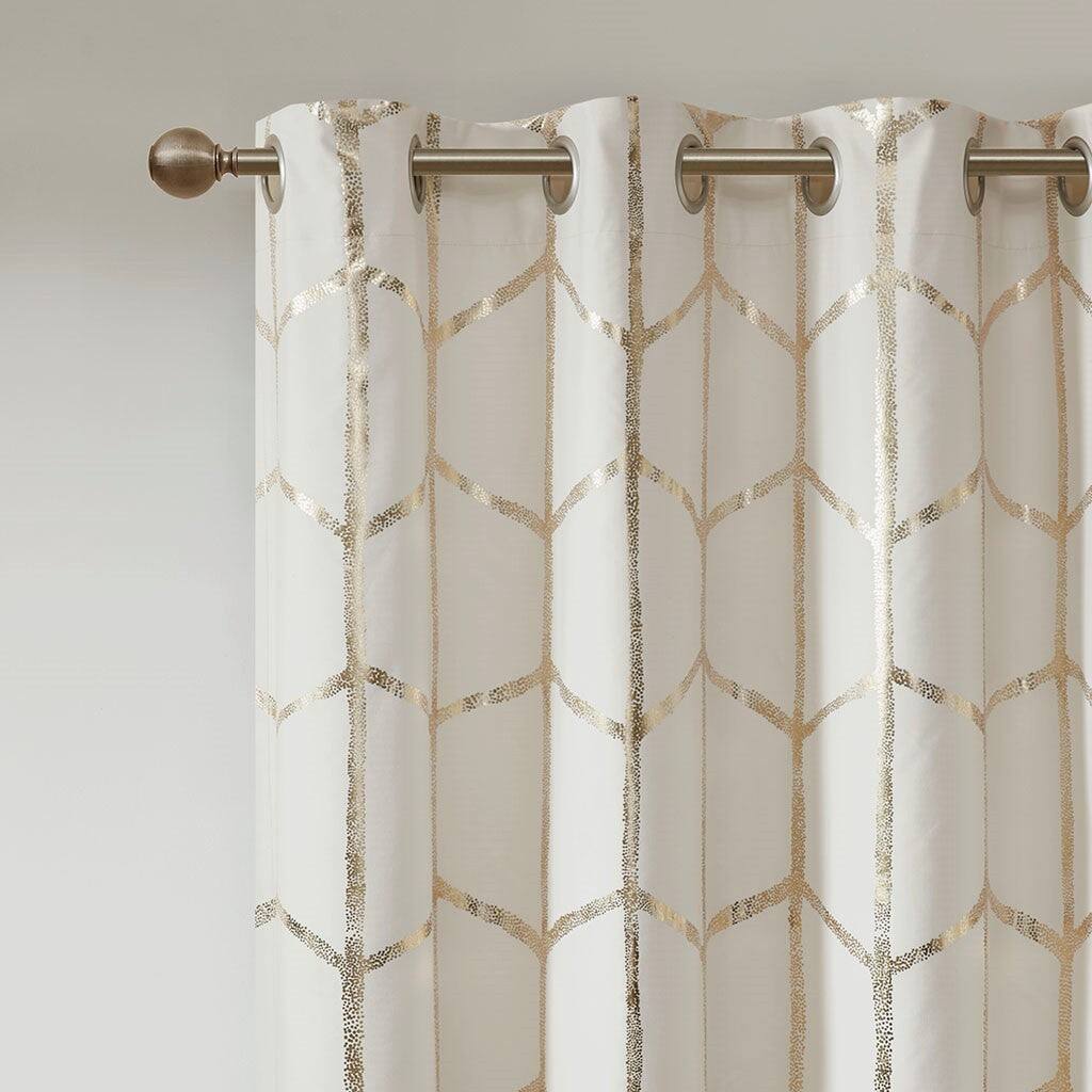 Ivory And Gold Curtains