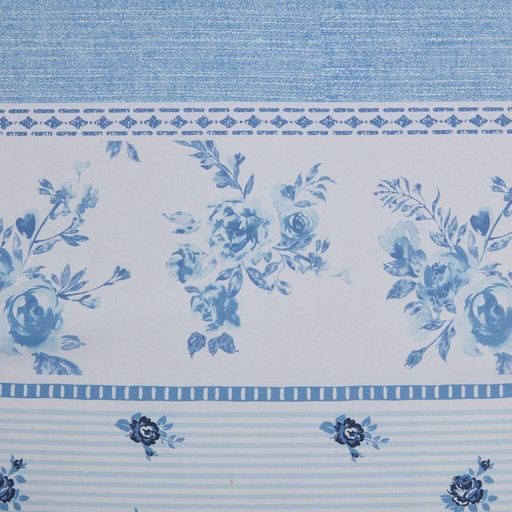 Gracie Mills Alejandra Floral Striped Comforter Set Blue 7232-01DI ...