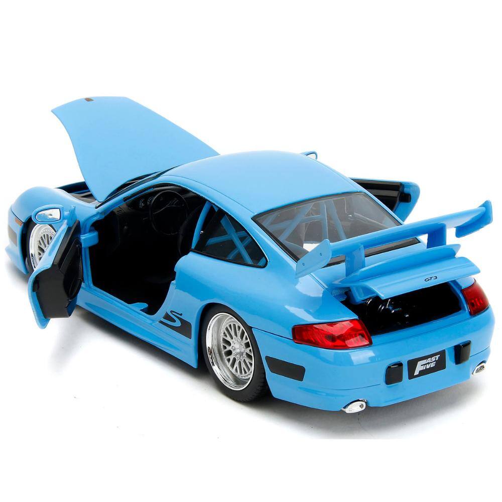 Jada Porsche 911 GT3 RS Light Blue with Black Accents "Fast & Furious ...