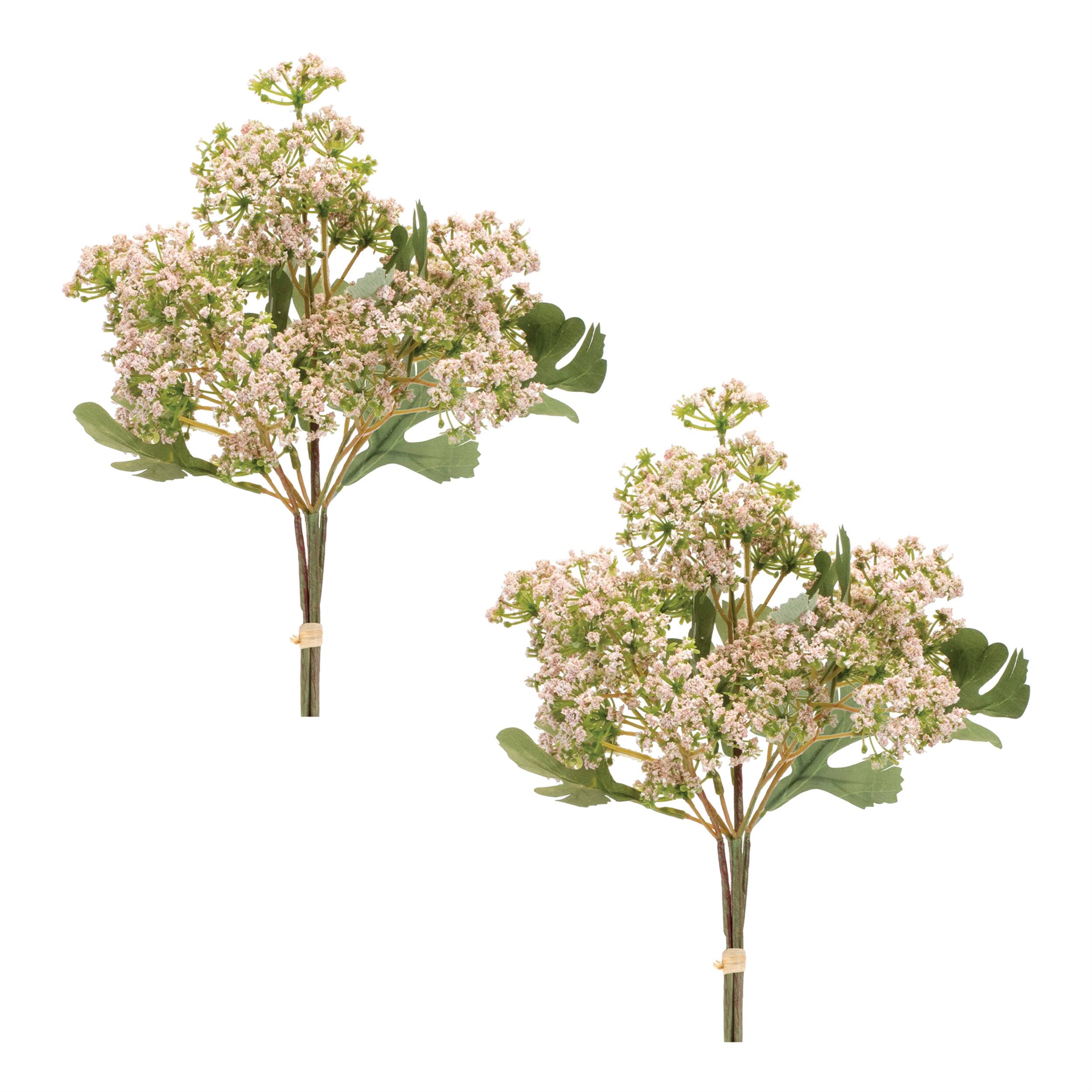 BreeBe Pink Angelica Floral Bundle (Set of 2) Green, Pink 92458DS ...