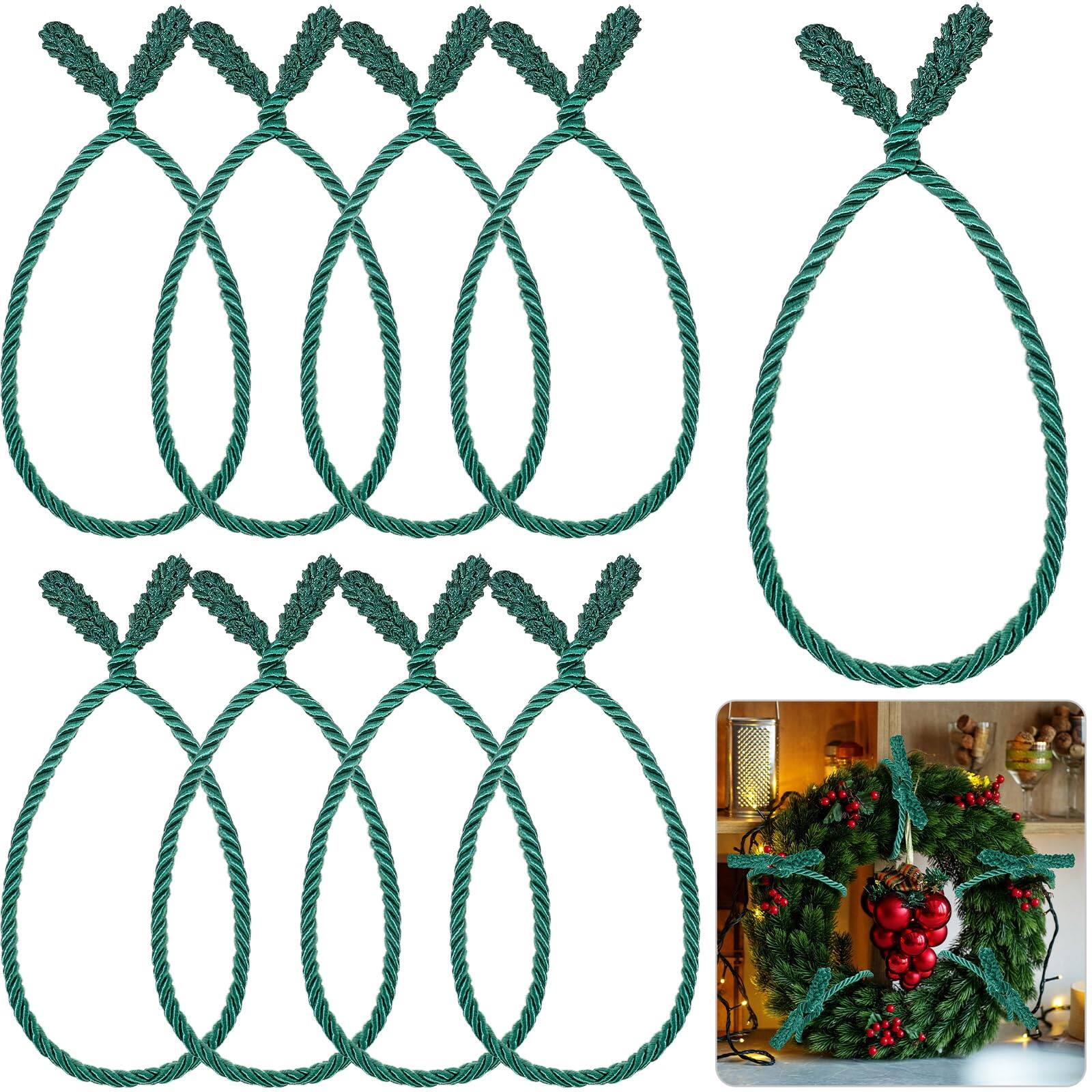 Paradigms Interiors 8 Christmas Garland Ties Decorative Twist For ...