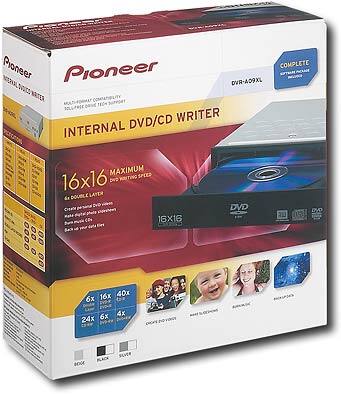 Best Buy: Pioneer 16x Internal Double-Layer DVD±RW/CD-RW Drive Silver ...