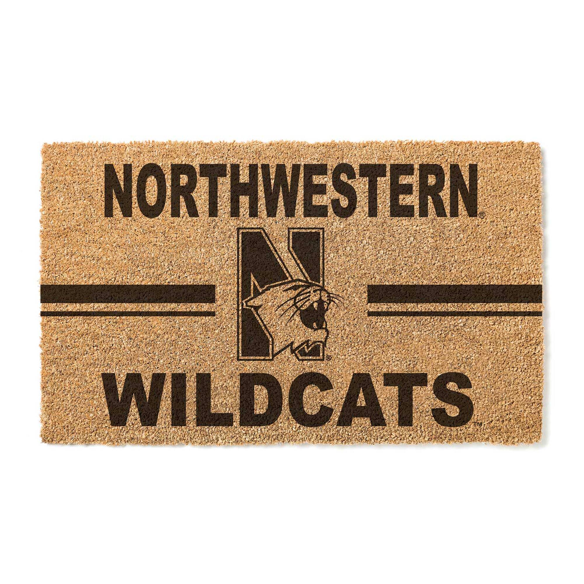 Jardine Northwestern Wildcats 18" x 30" Team Logo Doormat Brown 4953391 - Best Buy