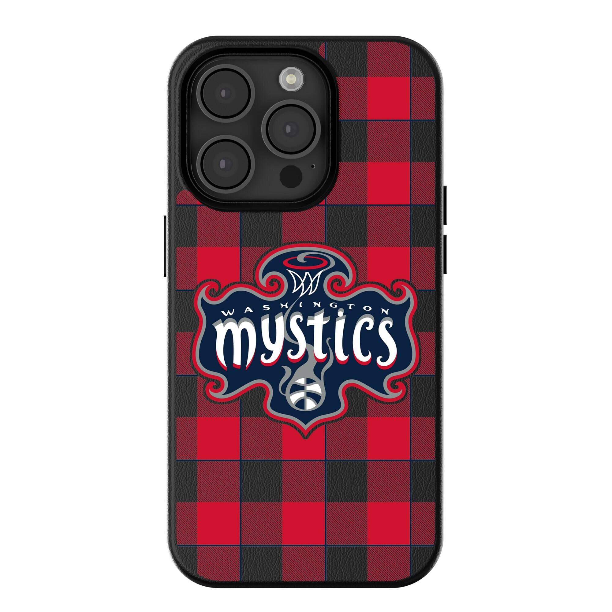 Keyscaper WNBA Washington Mystics Plaid Magnetic Bump iPhone Case 14 ...