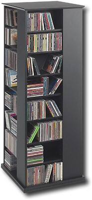 Best Buy: Init® 832-Disc Swivel CD/DVD Tower PR-MS10265