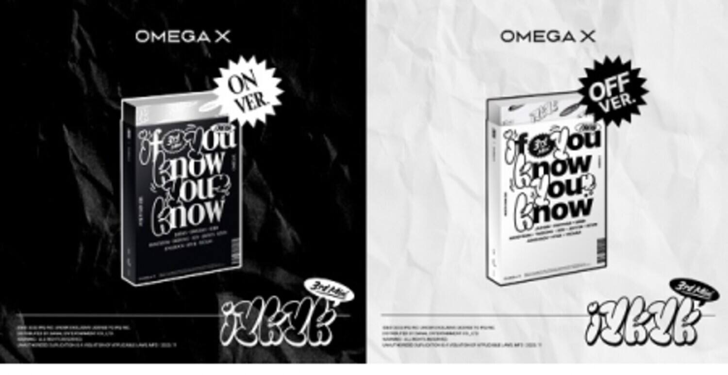 Omega X Iykyk incl.120pg Photobook, Bill Paper, Sticker, Photocard, Folding Poster + Unit ...