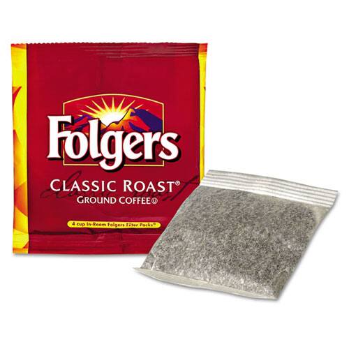 Folger's Folgers Coffee Filter Packs, Regular, In Room Lodging, .6oz ...