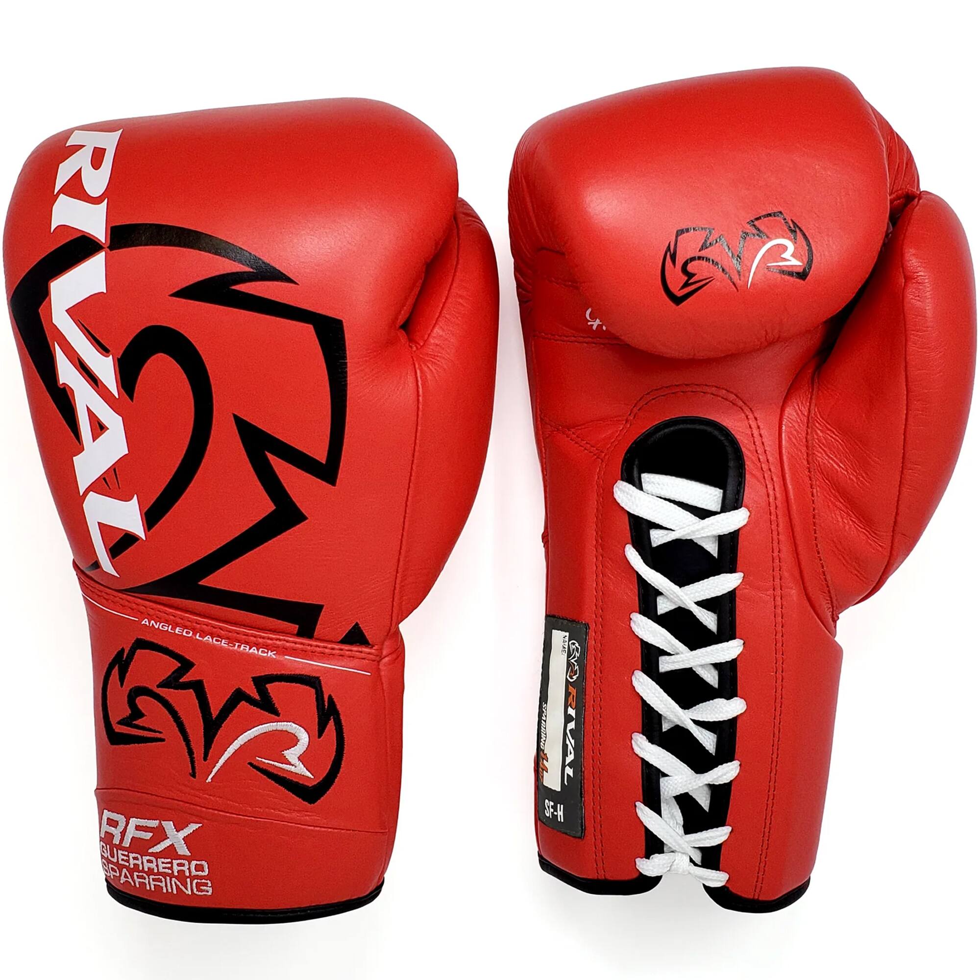 RIVAL Boxing RFX Guerrero SF H Lace Up Sparring Gloves 16 oz. Red RFX-G ...