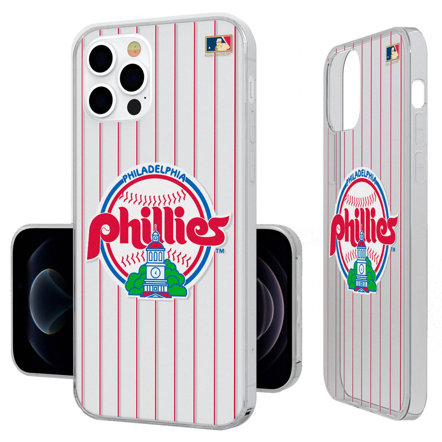 Keyscaper MLB Philadelphia Phillies Cooperstown Pinstripe iPhone Clear ...