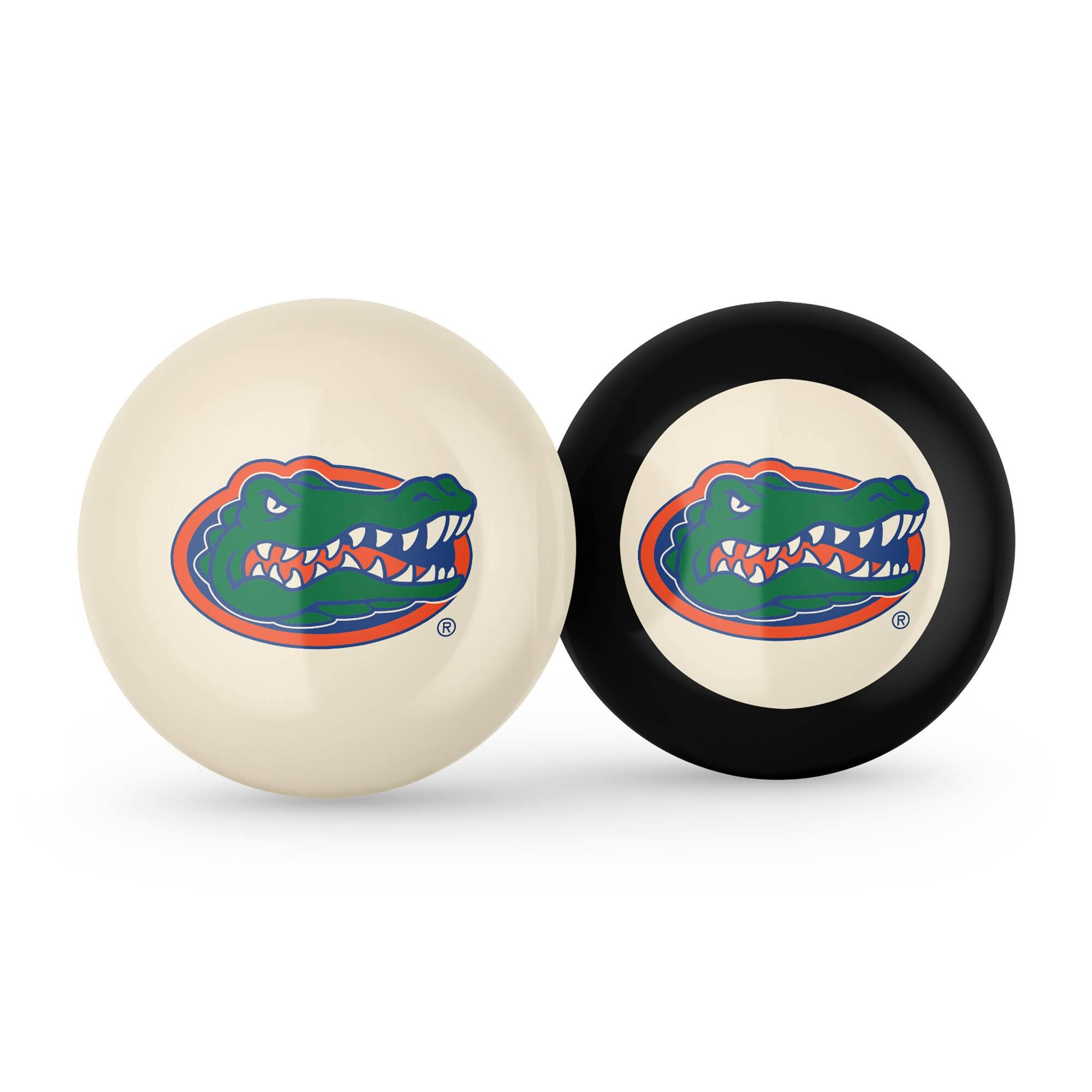 Imperial Florida Gators Logo Cue Ball & 8 Ball Combo Set White ...