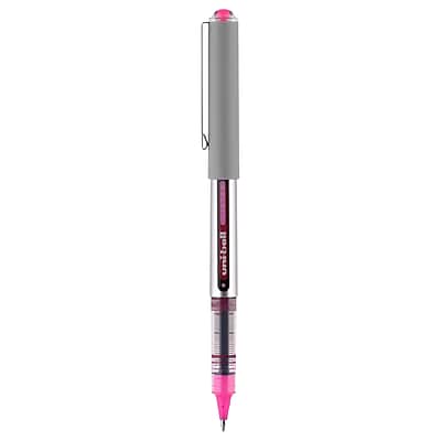 uni ball Vision Rollerball Pen, Fine Point, Pink Ink, Dozen (60384 ...
