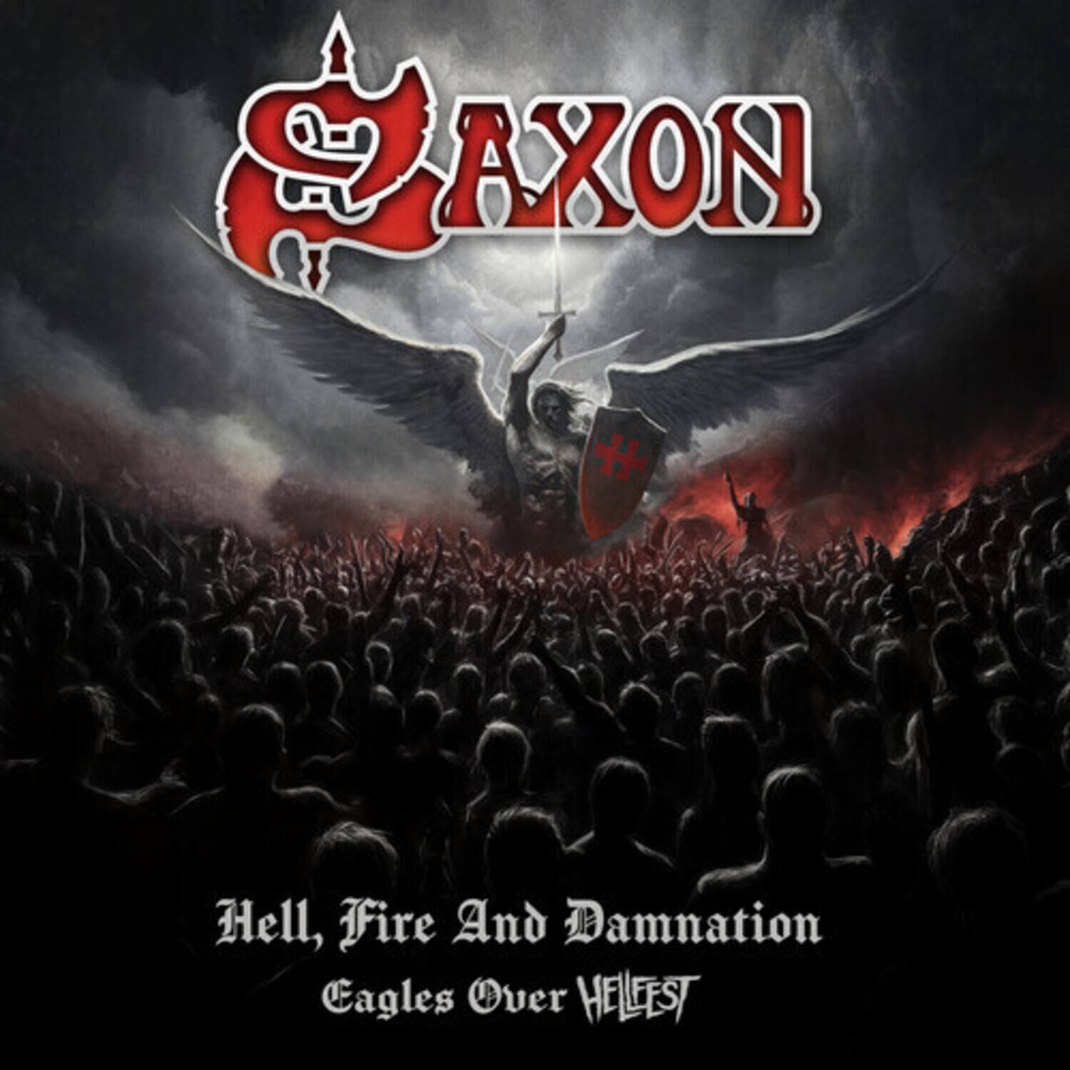 Saxon Hell Fire And Damnation Eagles Over Hellfest COMPACT DISCS [CD ...