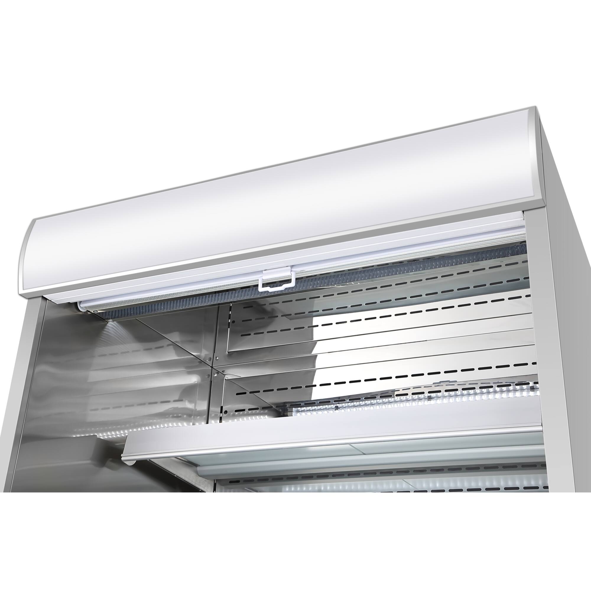 Koolmore 36 in. Open Air Merchandiser Grab and Go Refrigerator, 18 cu. ft. in (KM CDA 18C SS ...