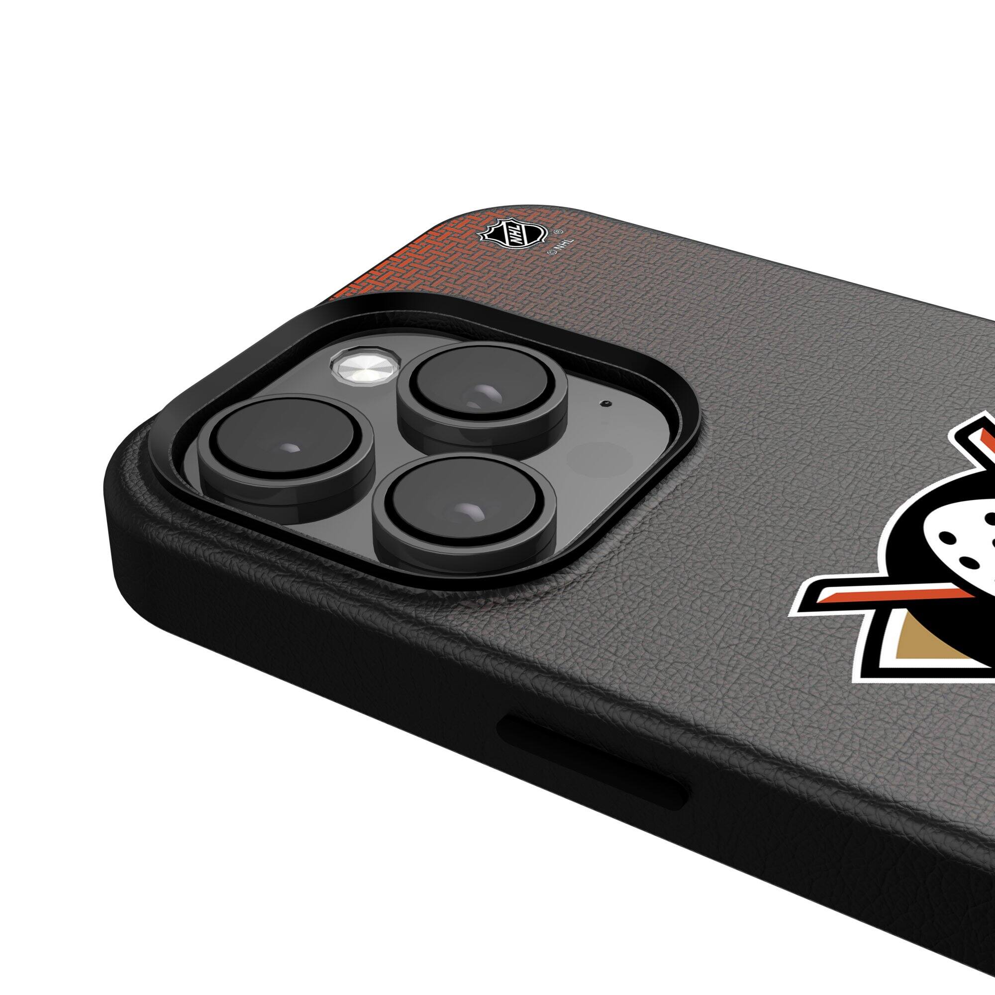 Keyscaper NHL Anaheim Ducks Linen Logo iPhone Magnetic Bump Case 16 Pro ...