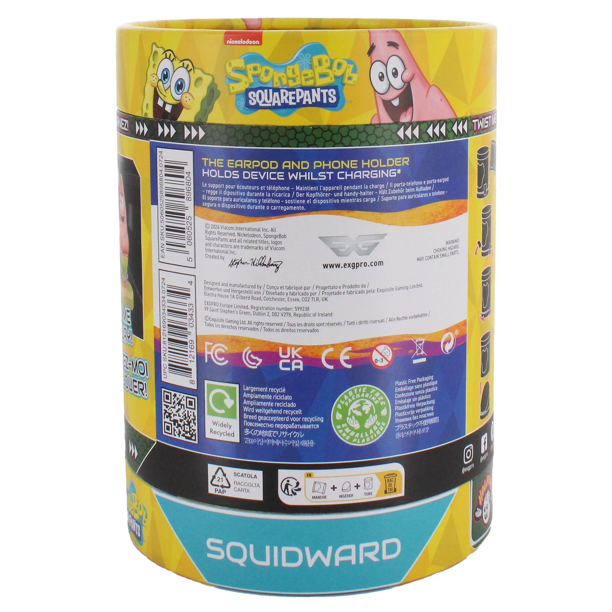 Cable Guys by Exquisite Gaming Cable Guys: Spongebob Squidward Earbud ...