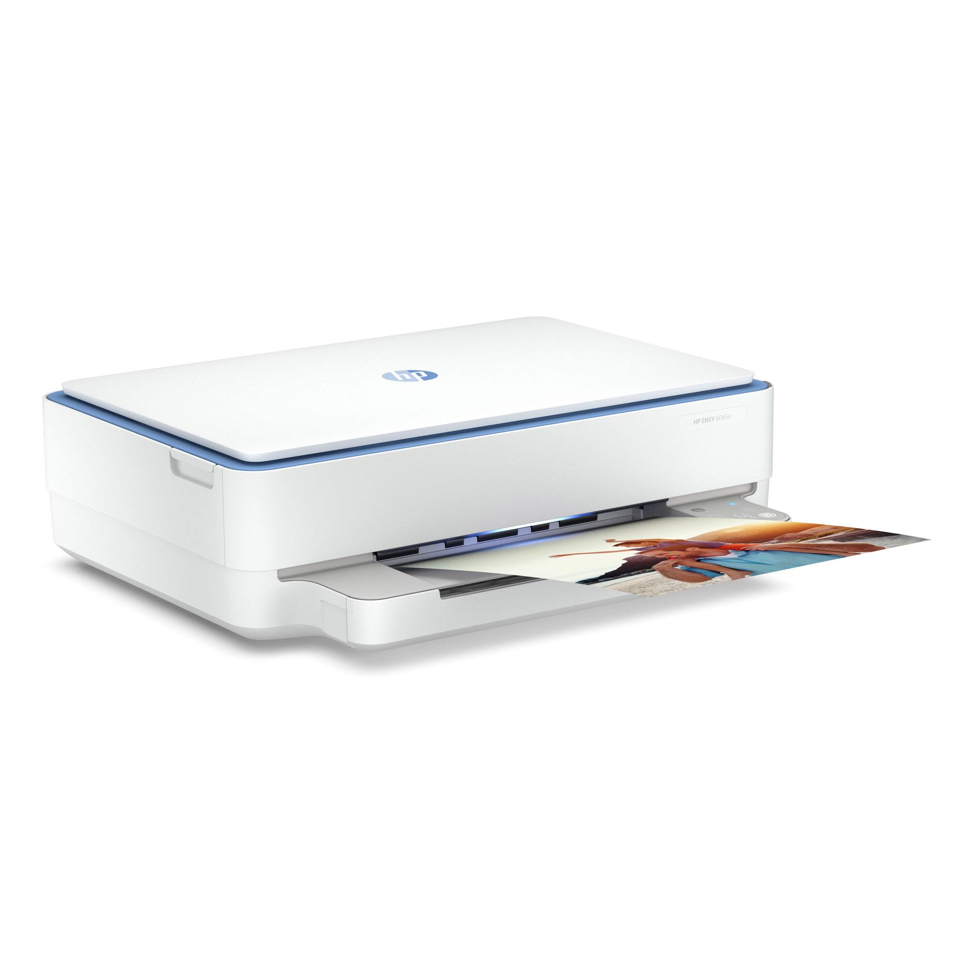 Best Buy: HP ENVY 6065e Wireless All-in-One Inkjet Printer Refurbished White Envy 6065e