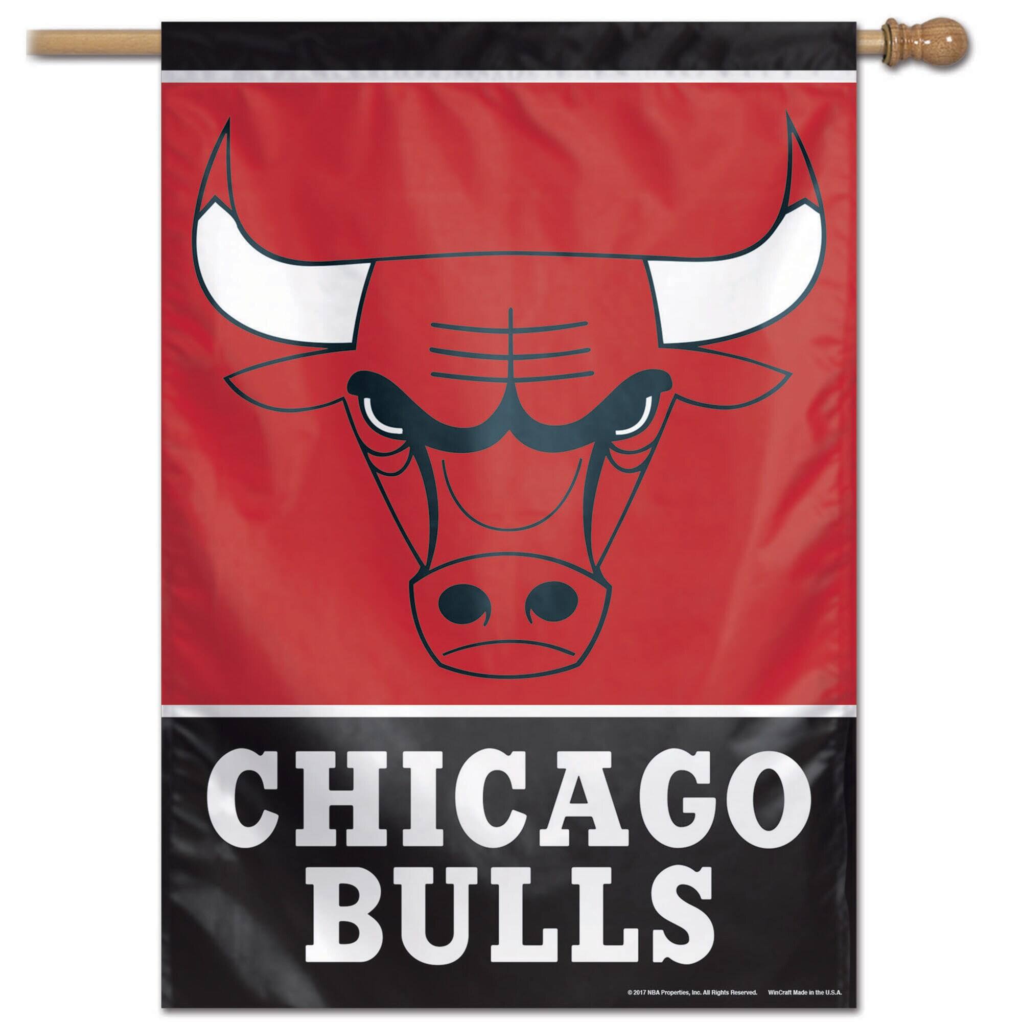 WinCraft Chicago Bulls 28" x 40" Primary Logo Single Sided Vertical ...