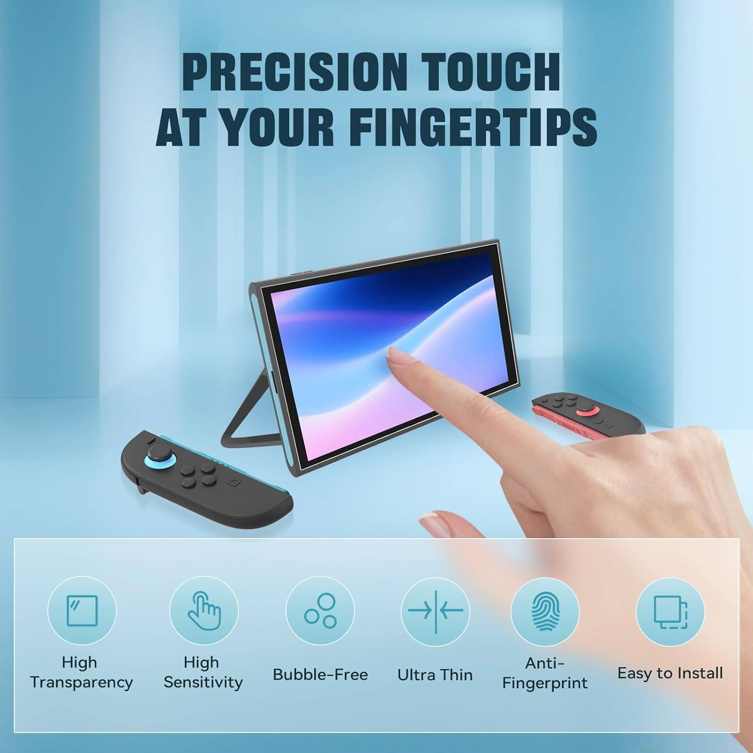 PARKER SLATER 2 Pack Screen Protector for Nintendo Switch 2 2025, 7.9 ...