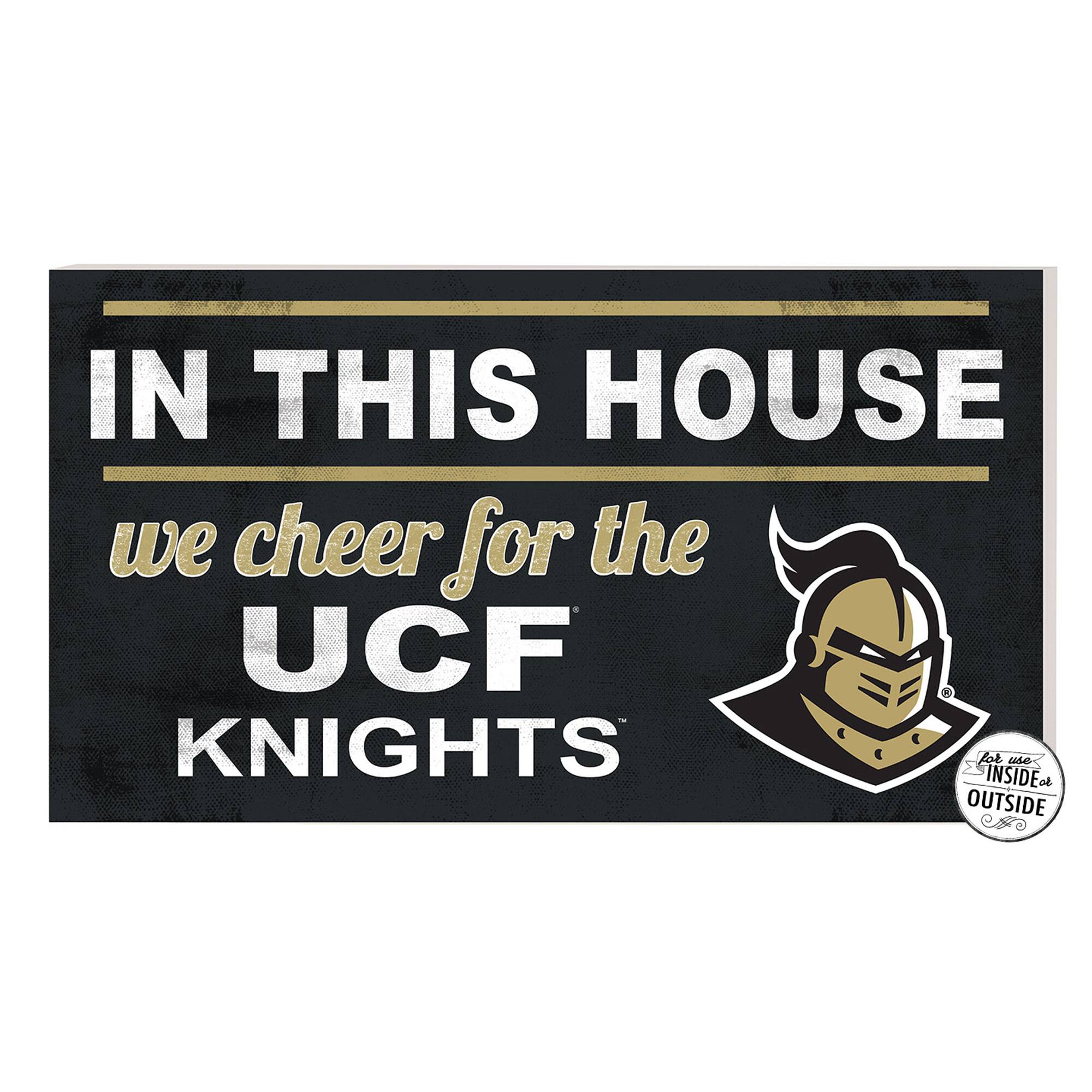 Jardine UCF Knights 11'' x 20'' Indoor/Outdoor In This House Sign Black ...