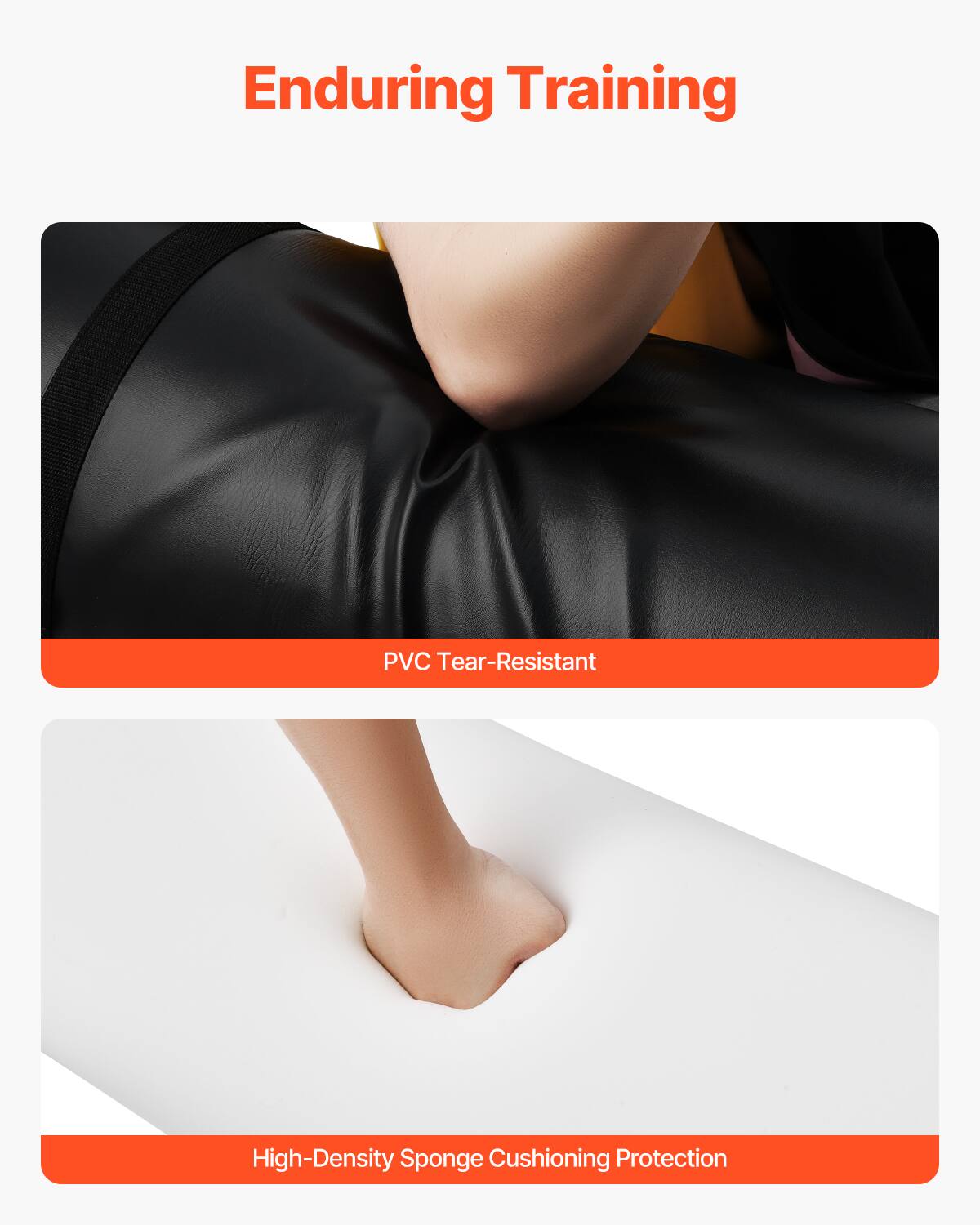 VEVOR Football Tackling Dummy, 47.2 in High Density Sponge Blocking Pad ...