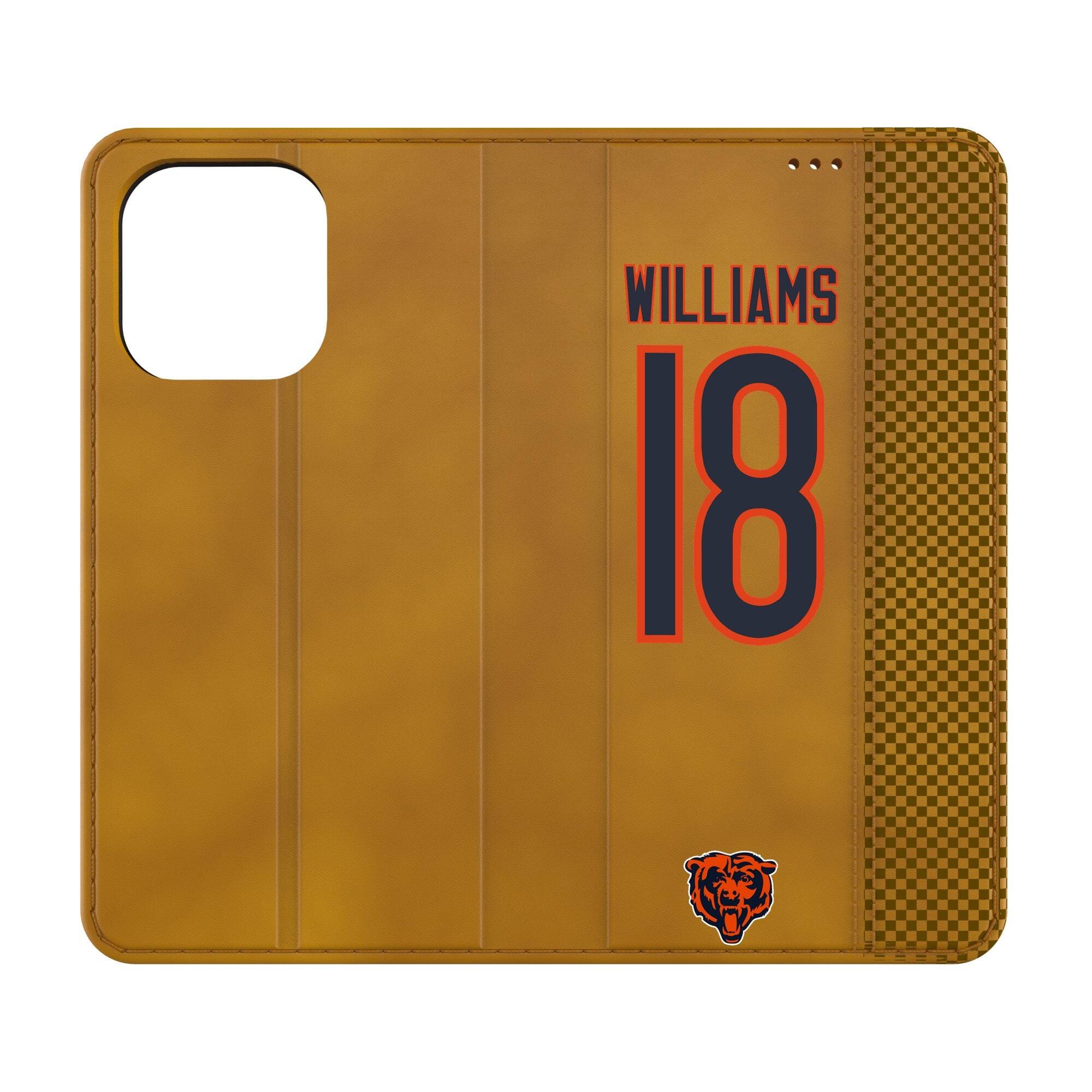 Keyscaper NFL Caleb Williams Chicago Bears Folio iPhone Case 14 Brown ...