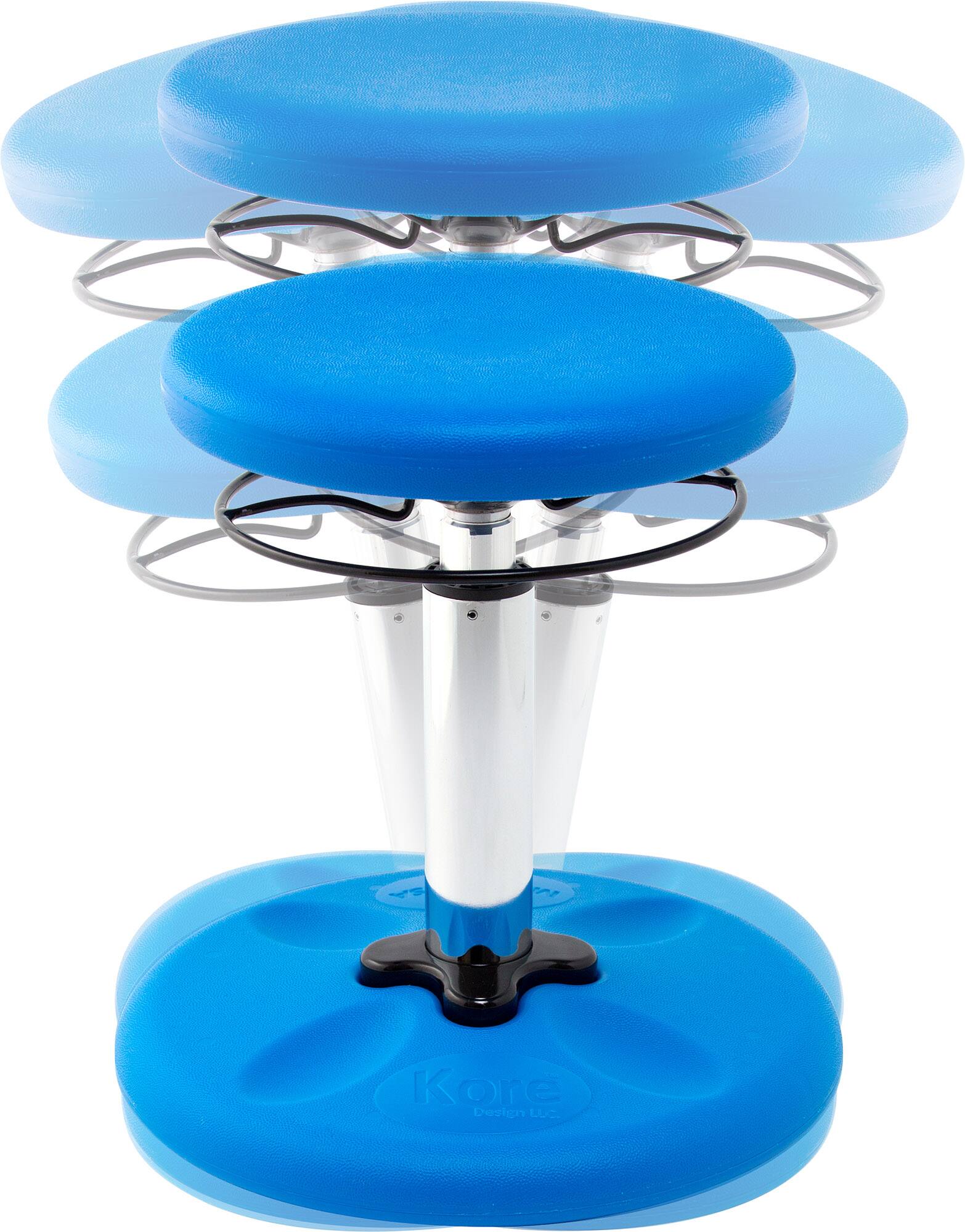 Kore Design Kids Adjustable Standard Wobble Chair 14 19" Blue KOR3101 ...