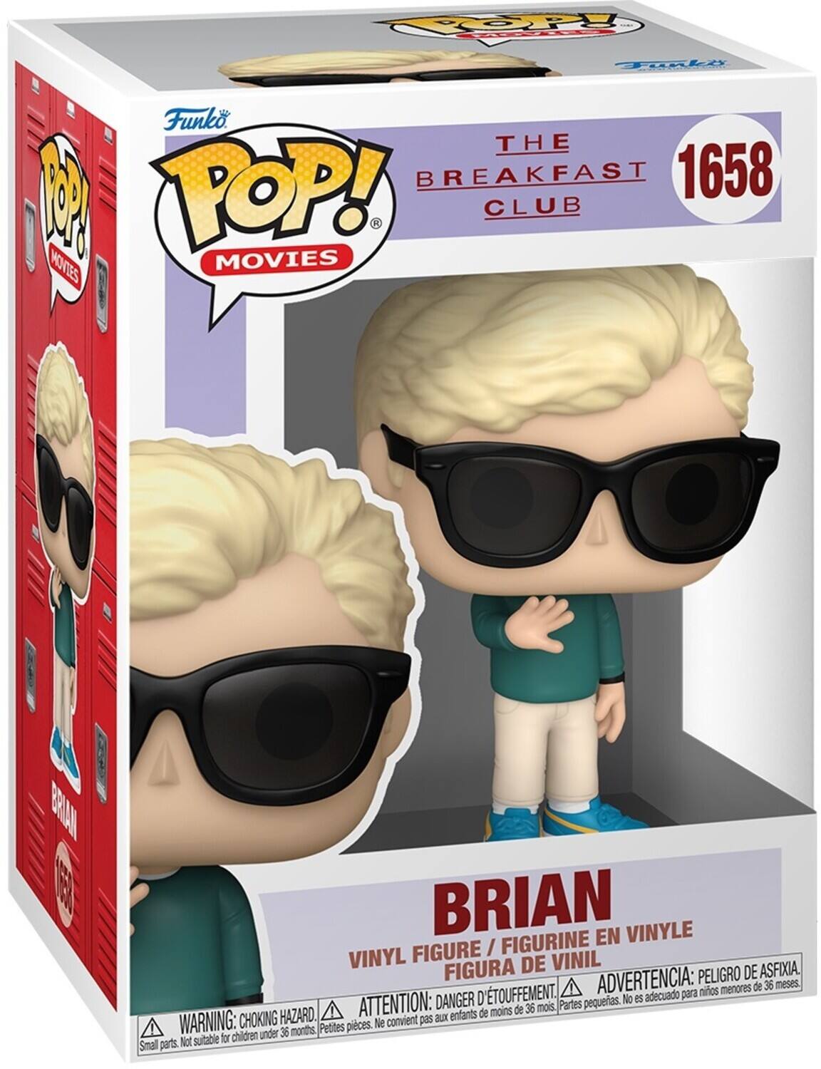 Funko POP! Movies: The Breakfast Club Brian Collectibles Multicolor ...