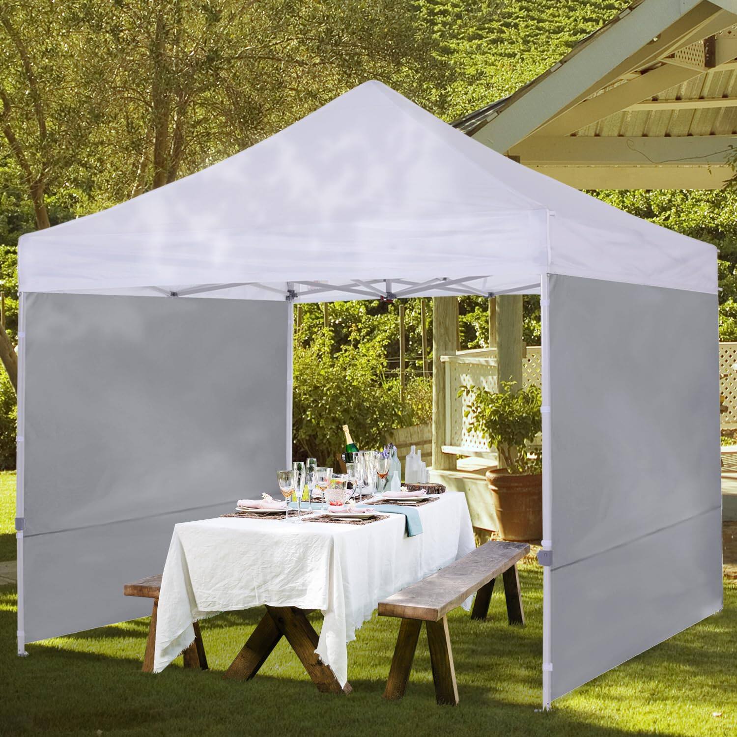 Paradigms Interiors Instant Sunwall Sidewall For Pop Up Tent Only Grey ...