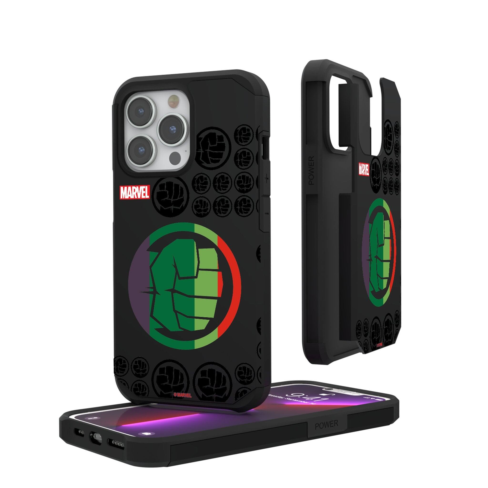 Keyscaper Marvel Sigil Rugged Phone Case Apple iPhone 14 Hulk KRG14R ...
