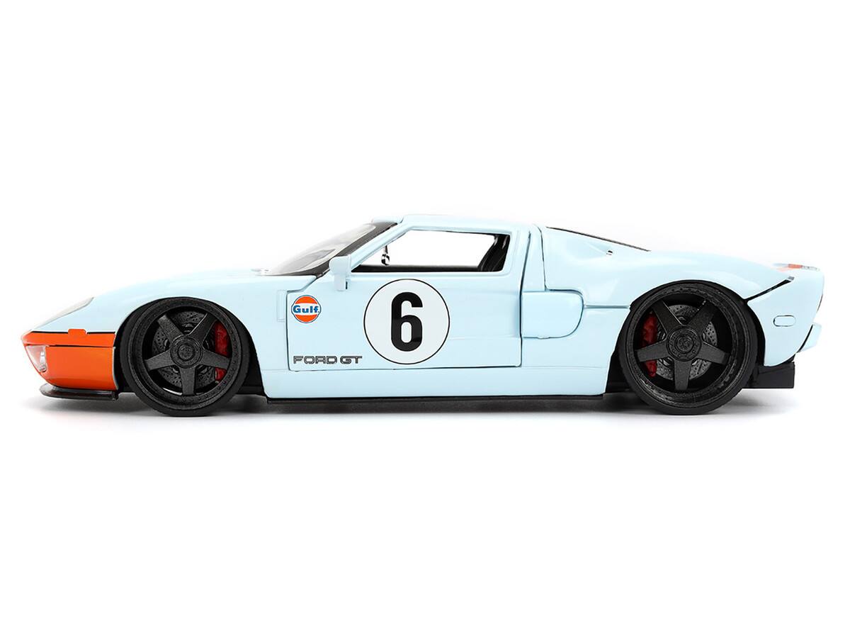 Jada 2005 Ford GT #6 "Gulf Oil" Stripes "Hyper Spec" Series 1/24 Light ...
