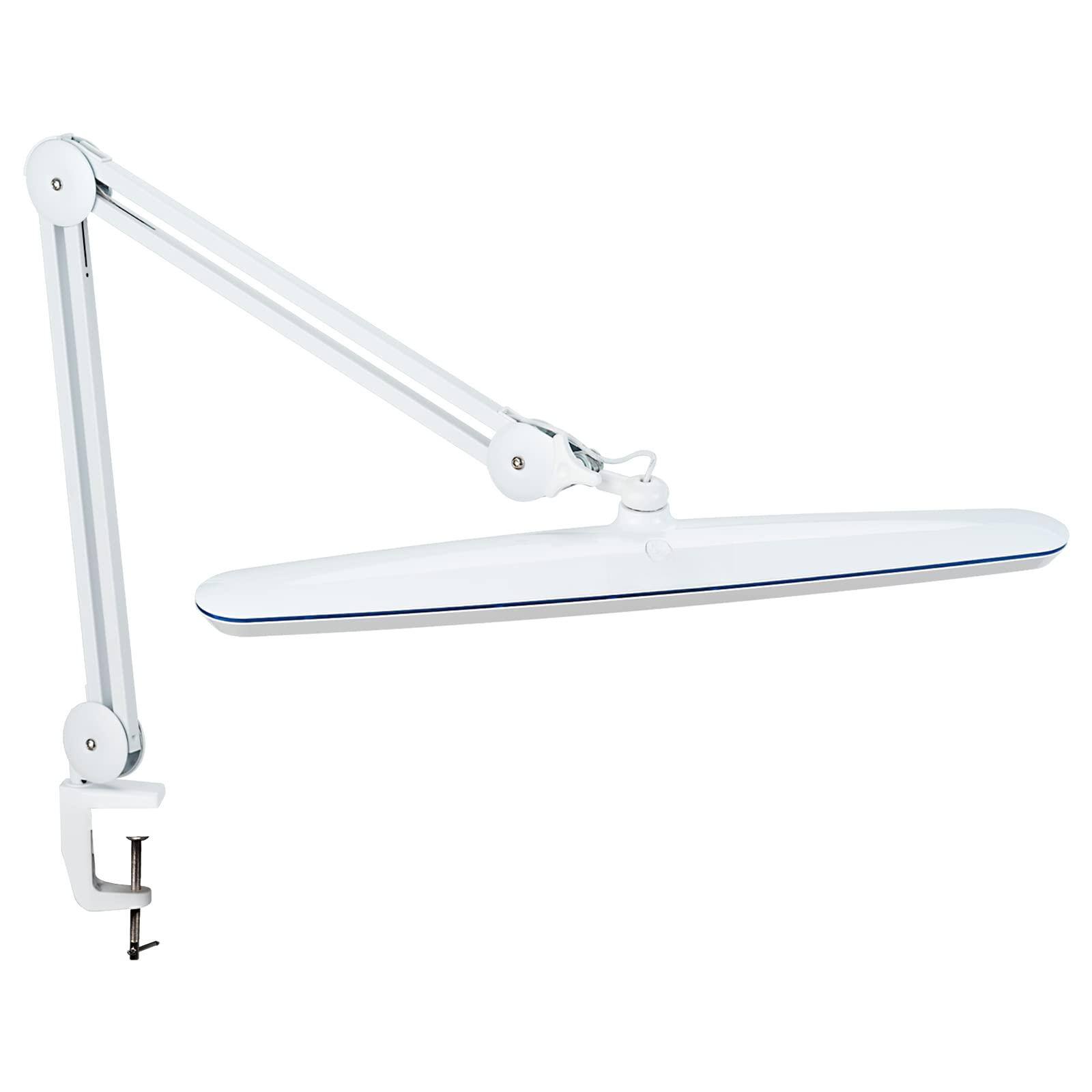 Comfort Essence Task Lamp With Clamp Bright Leds Metal Swing Arm 24w ...