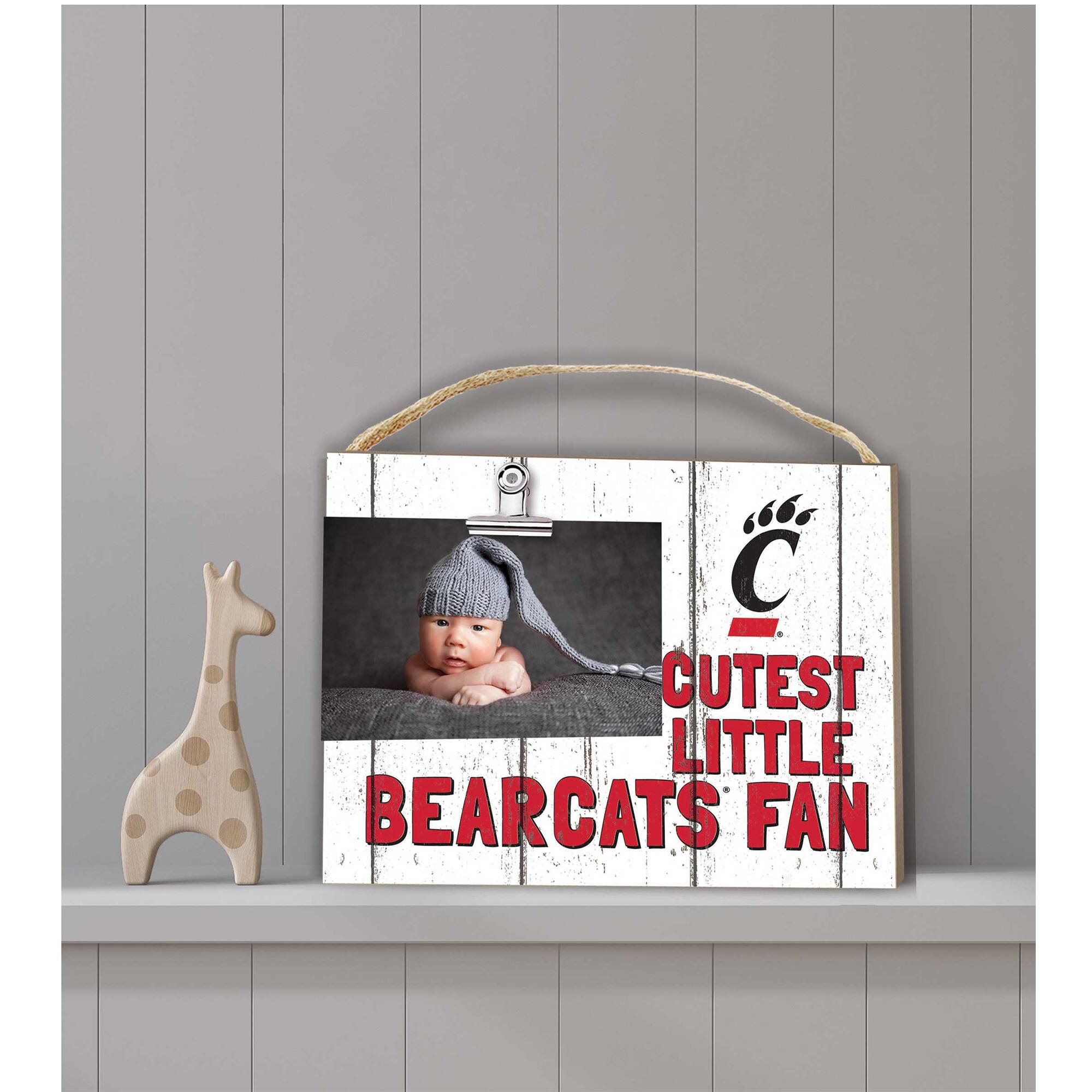 Jardine Cincinnati Bearcats 8'' x 10'' Cutest Little Weathered Logo ...