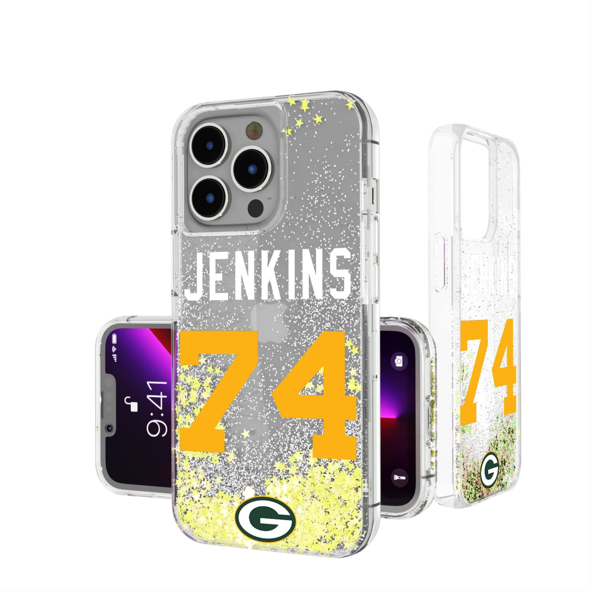 Keyscaper NFL Elgton Jenkins Green Bay Packers iPhone Glitter Phone ...