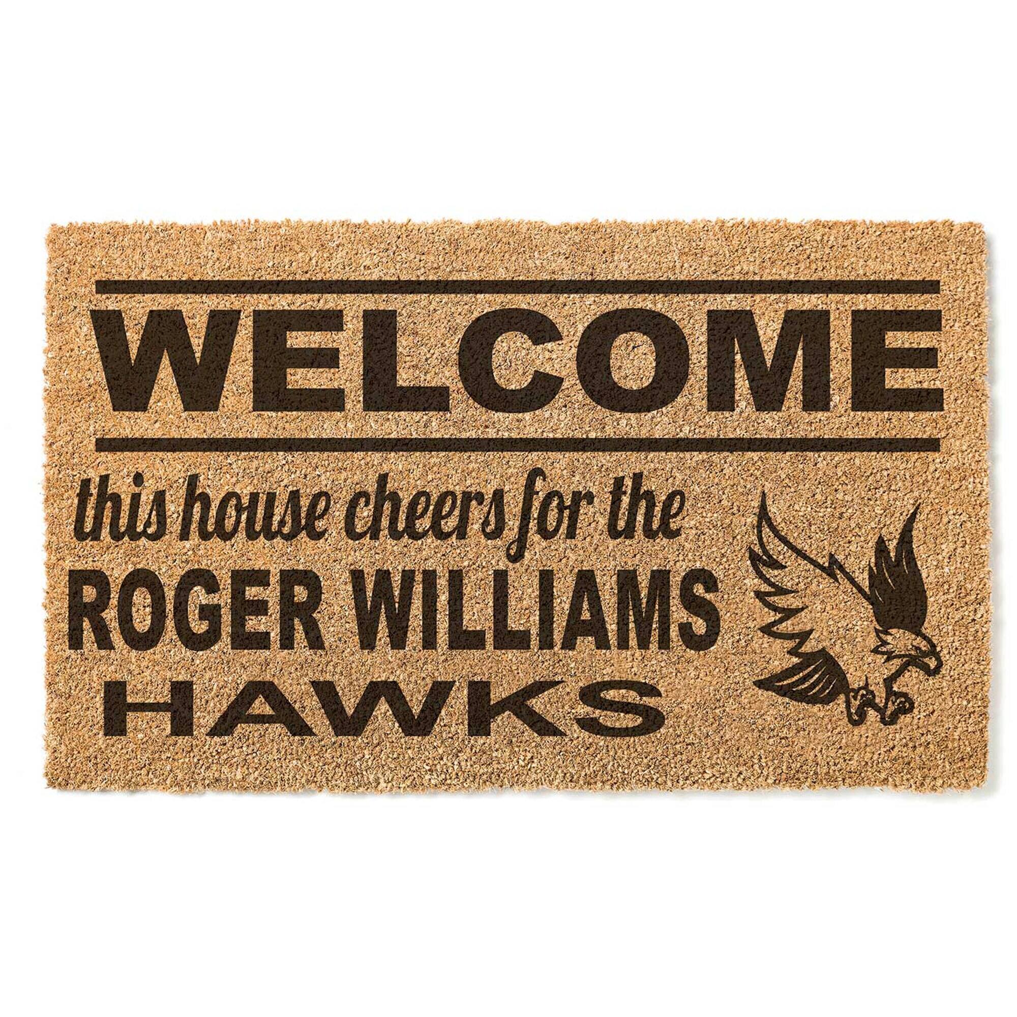 Jardine RWU Hawks 18" x 30" Welcome Doormat Brown 200092459 - Best Buy
