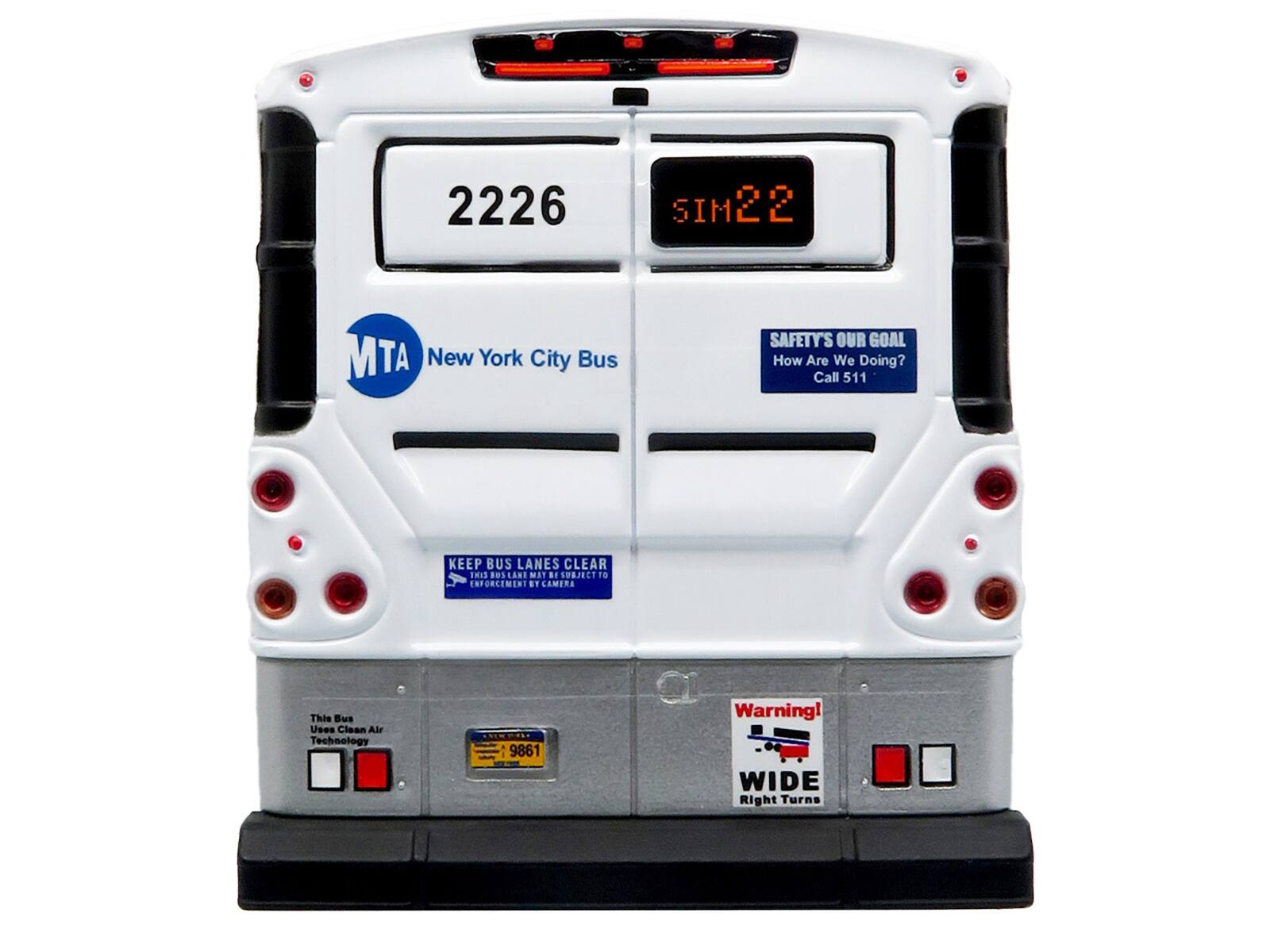 Iconic Replicas MCI D4500CT Express Coach Bus MTA New York City Transit ...